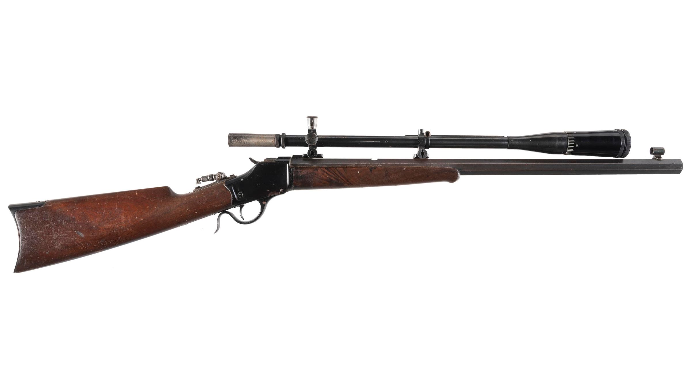 Antique Winchester Model 1885 High Wall Single Shot Rifle | Rock Island ...