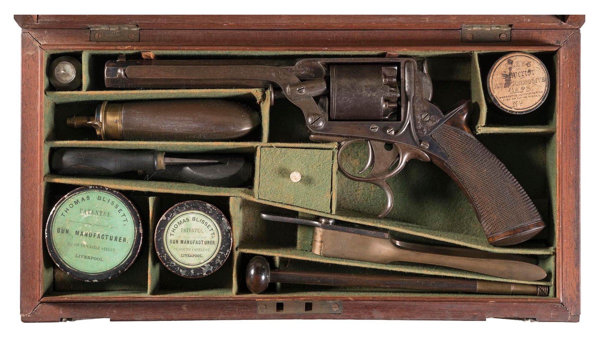 Tranter William Double Trigger Revolver 44 percussion | Rock Island Auction