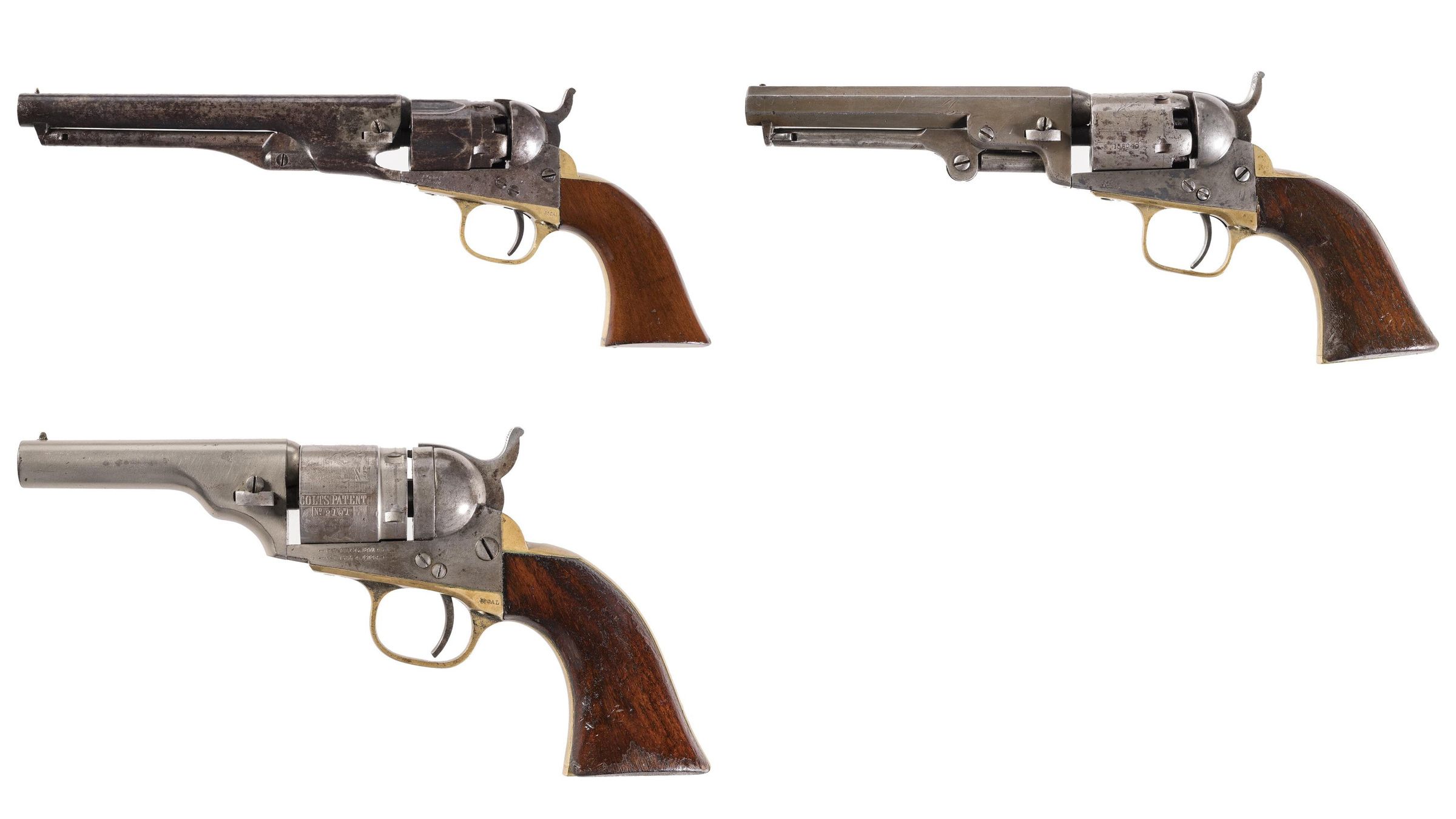 Three Antique Colt Revolvers | Rock Island Auction