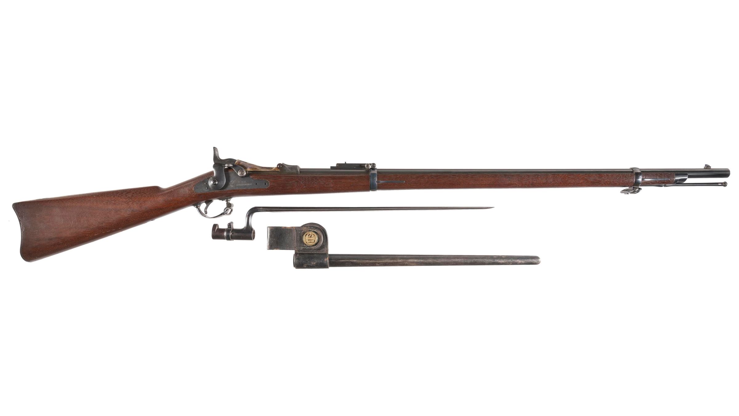U.S. Springfield Model 1884 Trapdoor Rifle with Bayonet | Rock Island ...