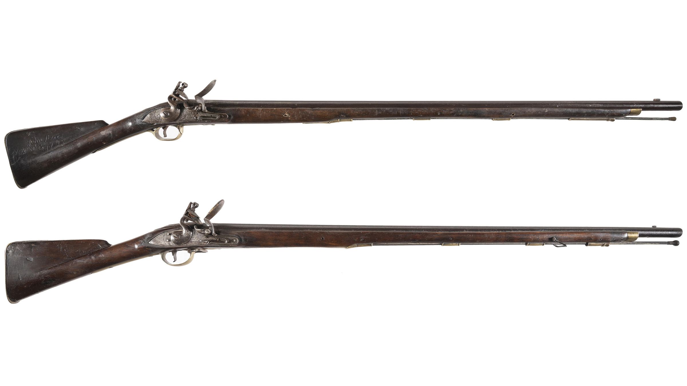 Two Brown Bess Flintlock Muskets | Rock Island Auction