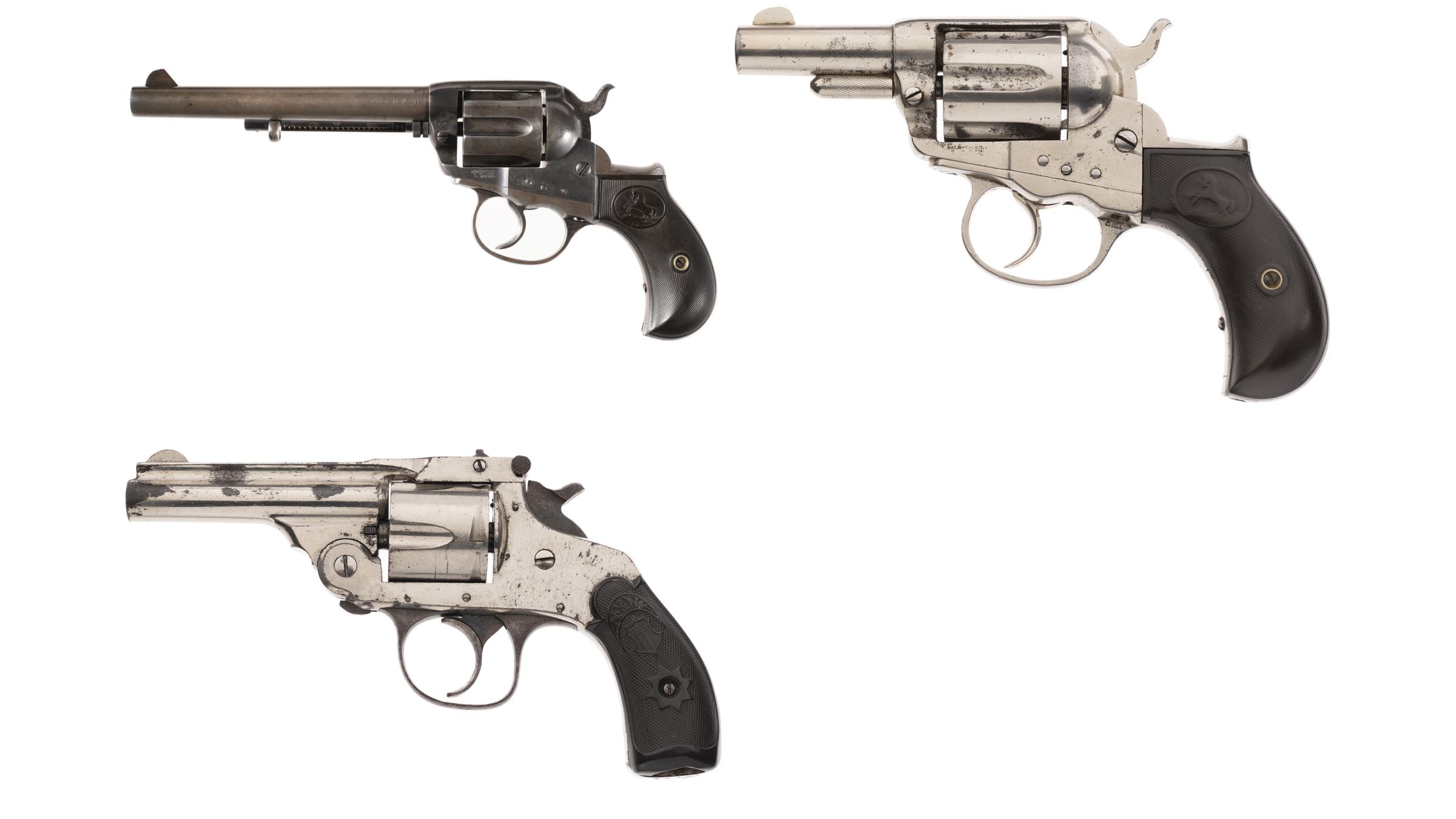 Three American Double Action Revolvers | Rock Island Auction