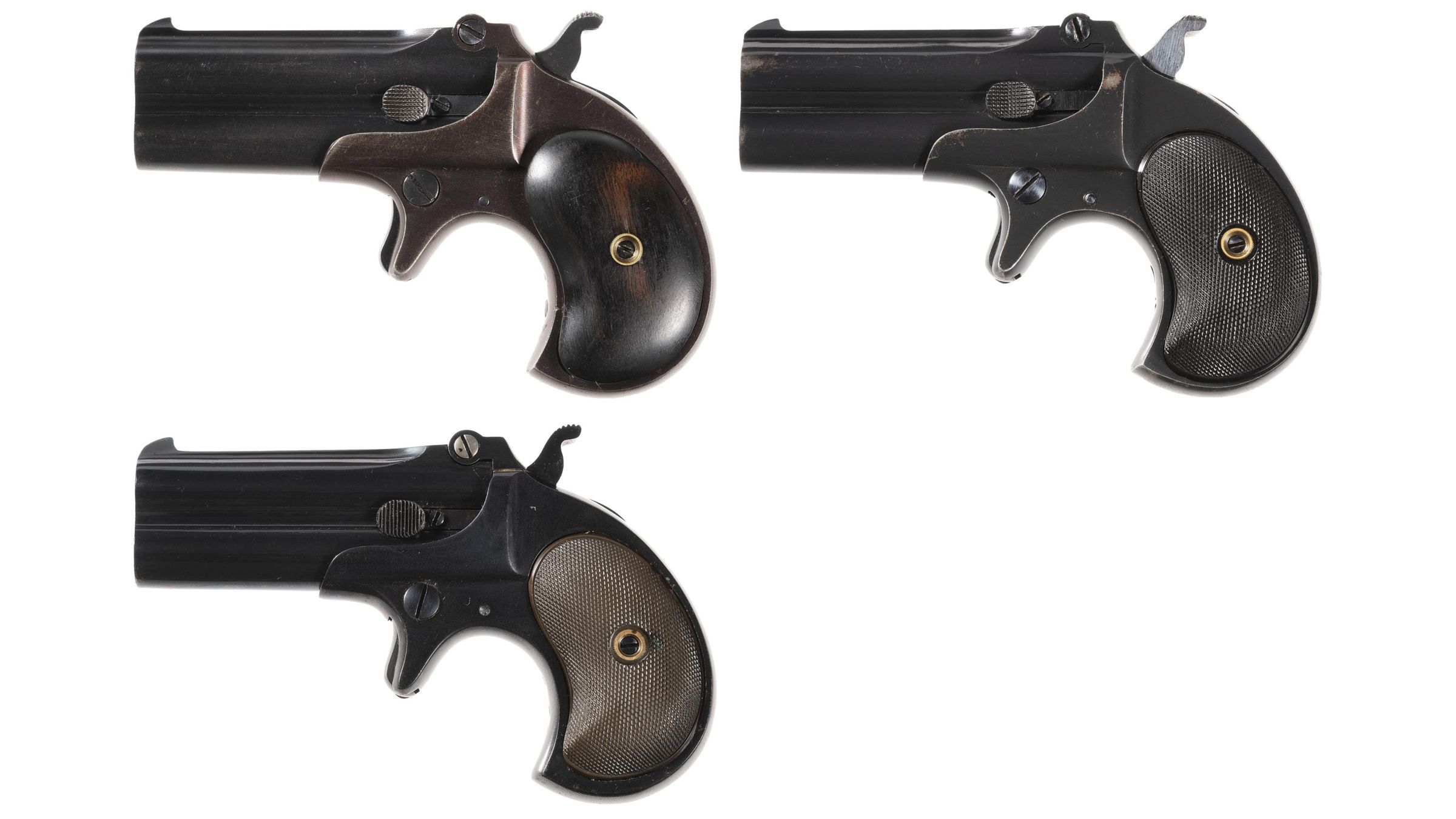 Three Remington Double Derringers | Rock Island Auction