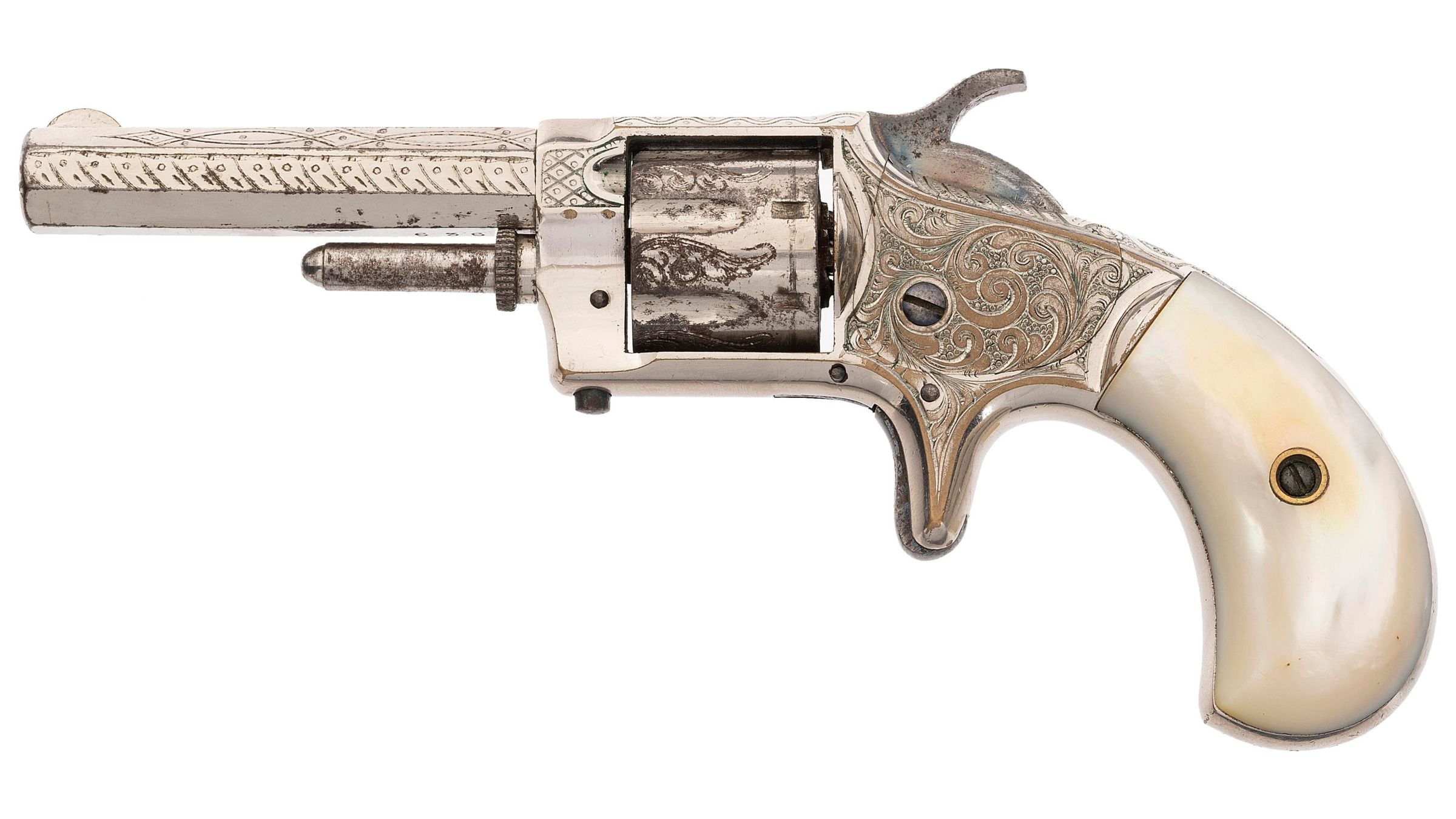 Engraved Whitneyville Armory No. 1 Pocket Revolver | Rock Island Auction