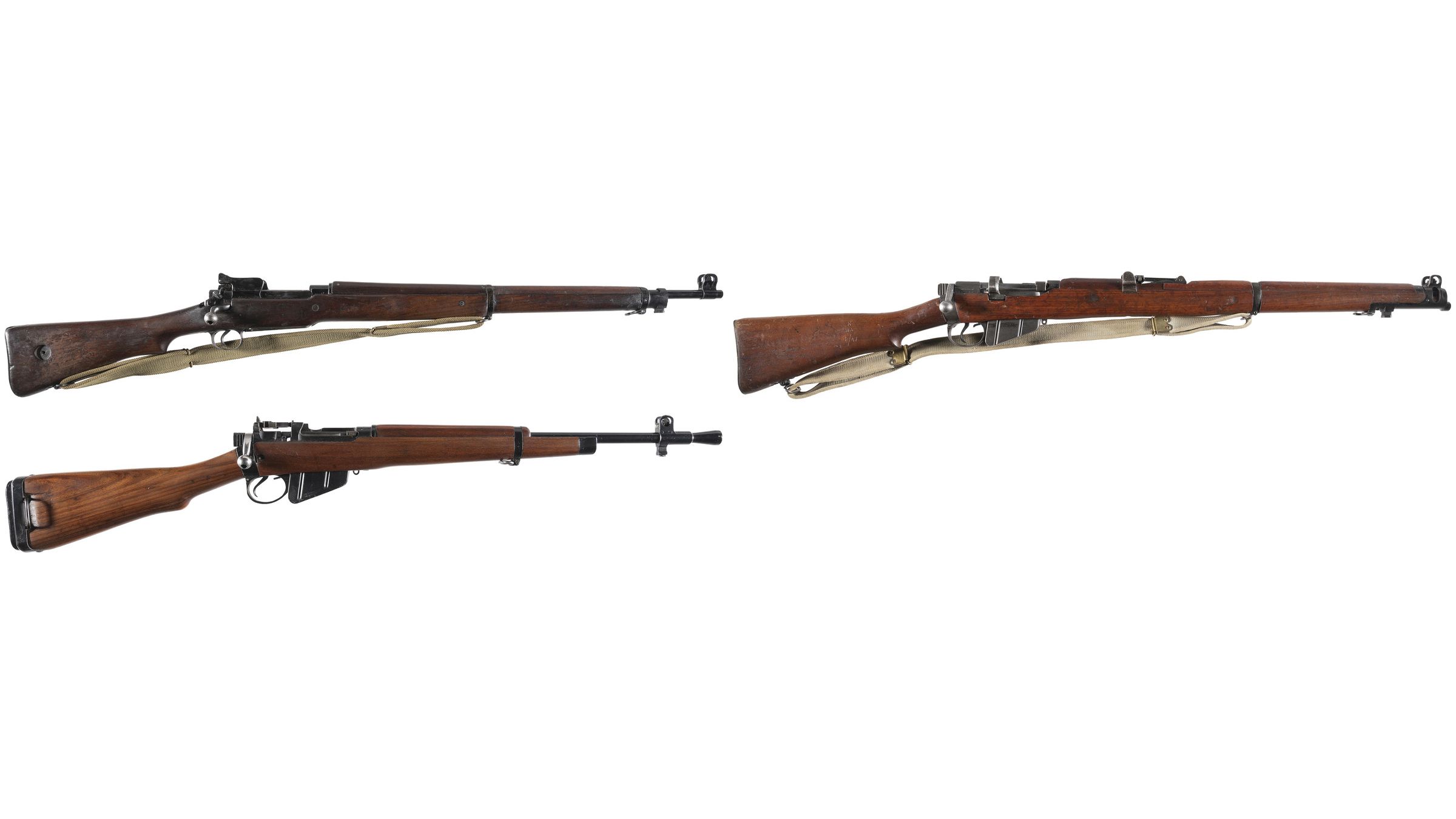 Three .303 Caliber Military Bolt Action Rifles | Rock Island Auction