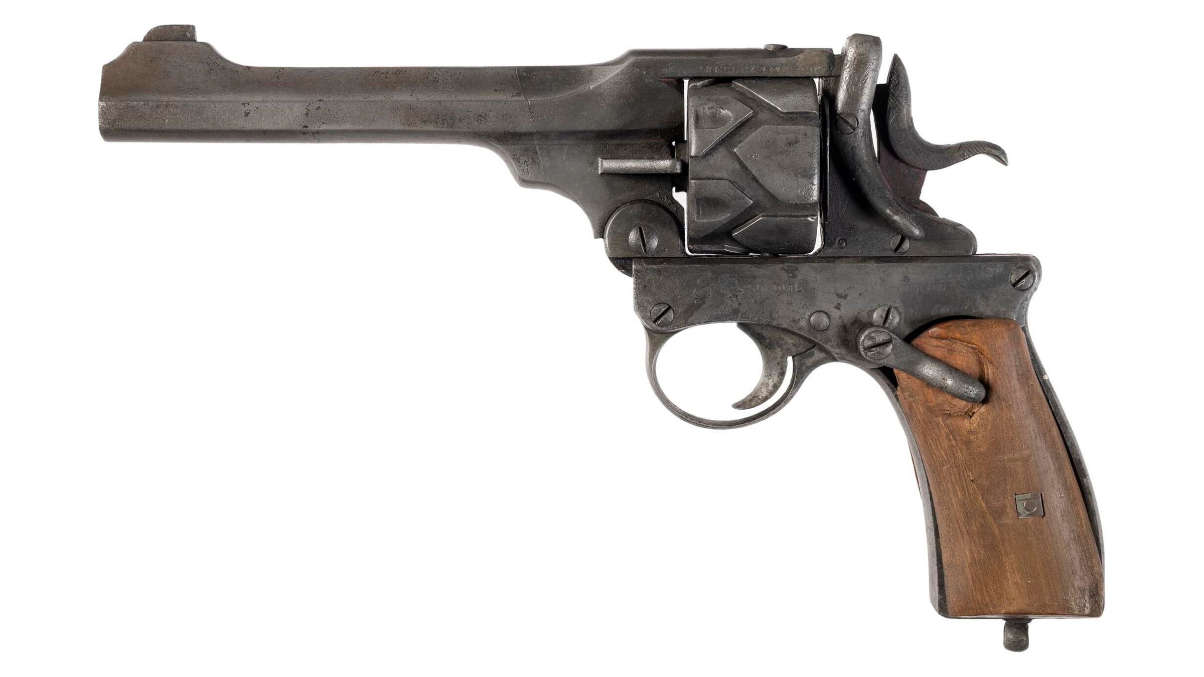 Webley-Fosbery Model 1902 Automatic Revolver | Rock Island Auction