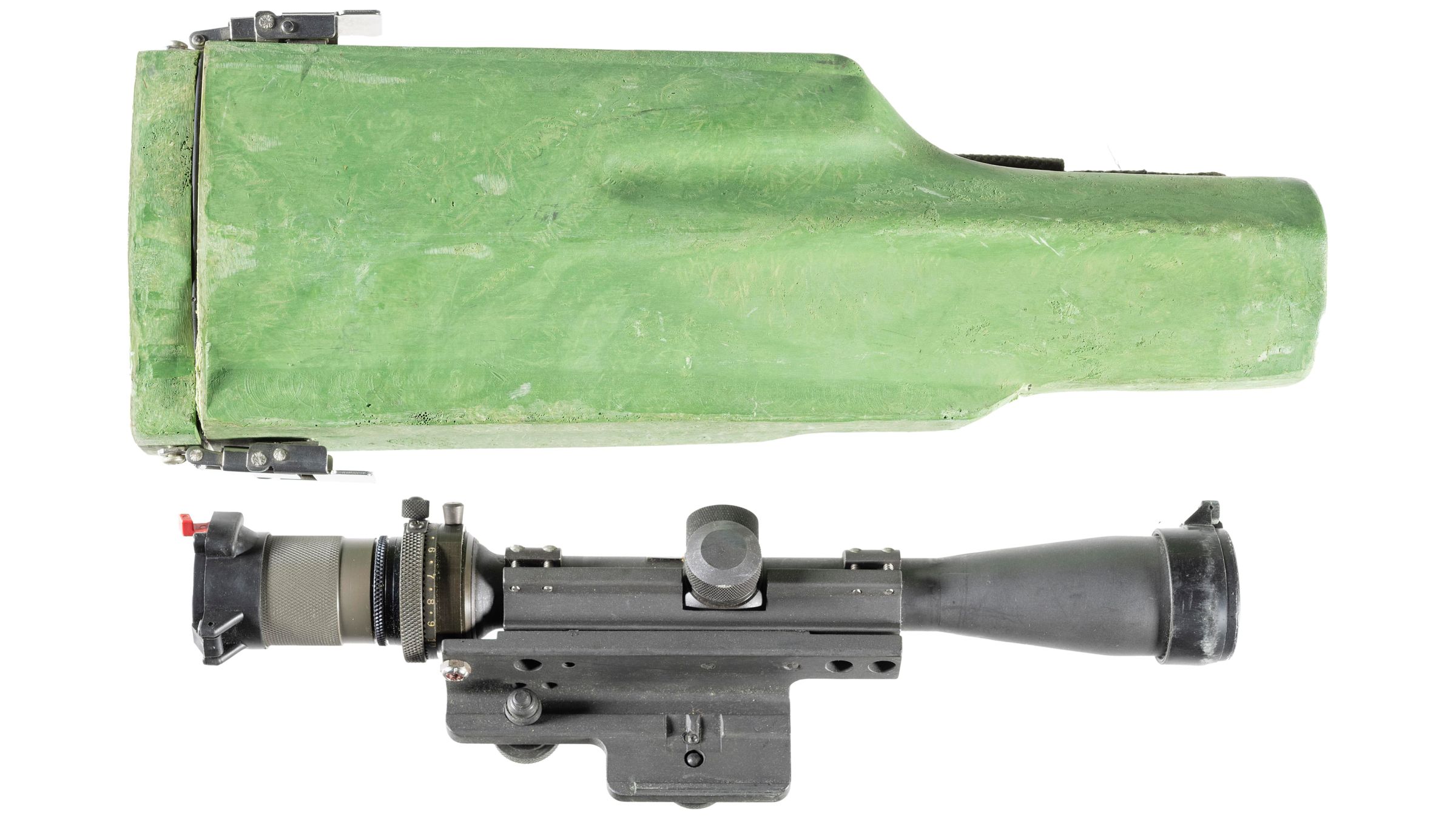 Two U.S. Army Scopes with Cans | Rock Island Auction