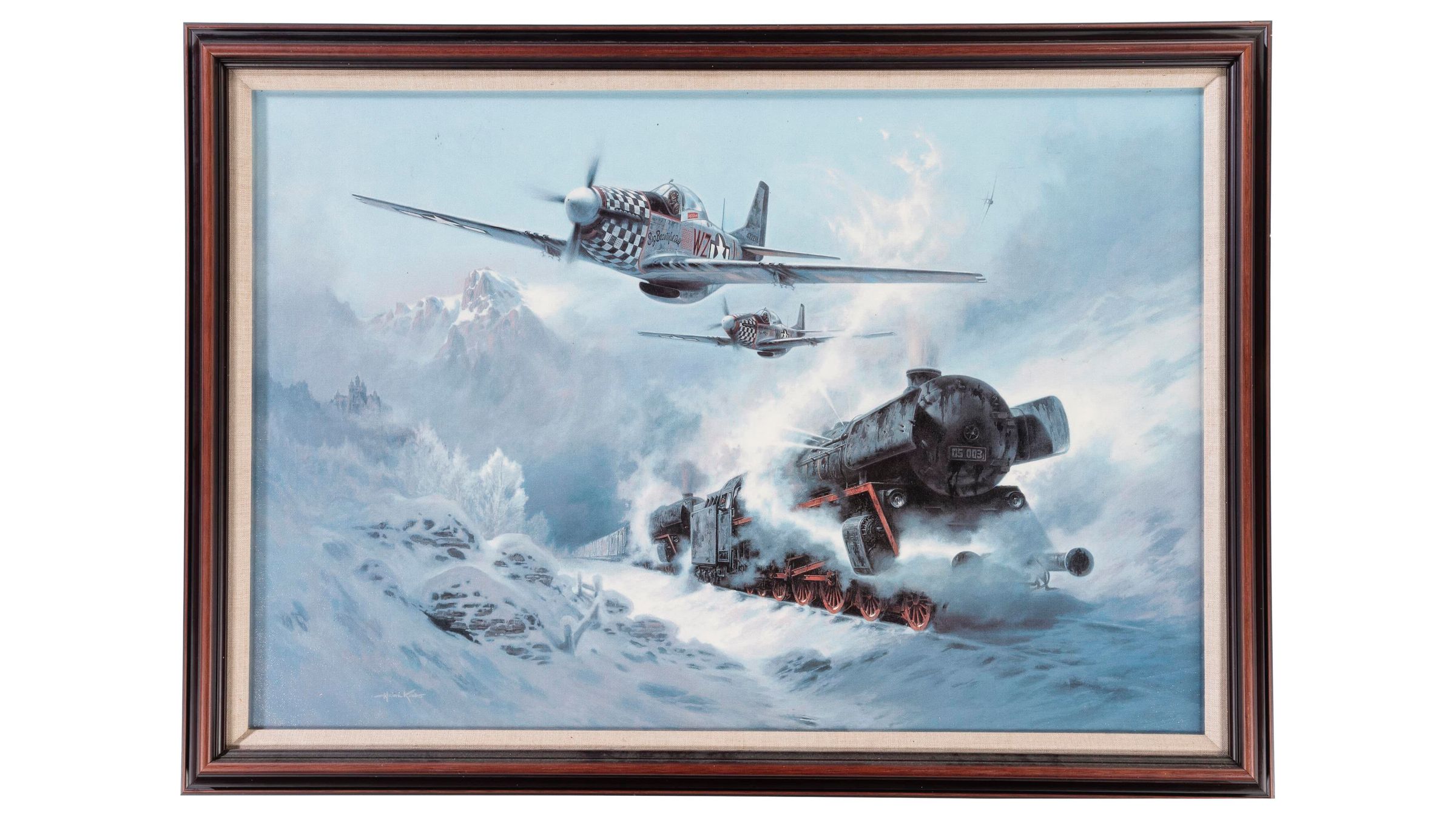 Four Framed World War II Aviation Prints | Rock Island Auction
