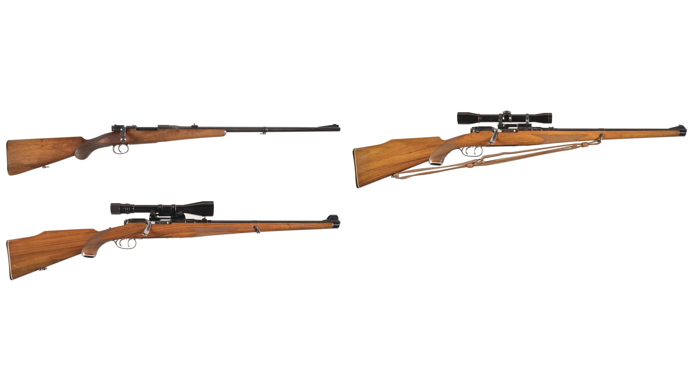 Three European Sporting Bolt Action Rifles | Rock Island Auction