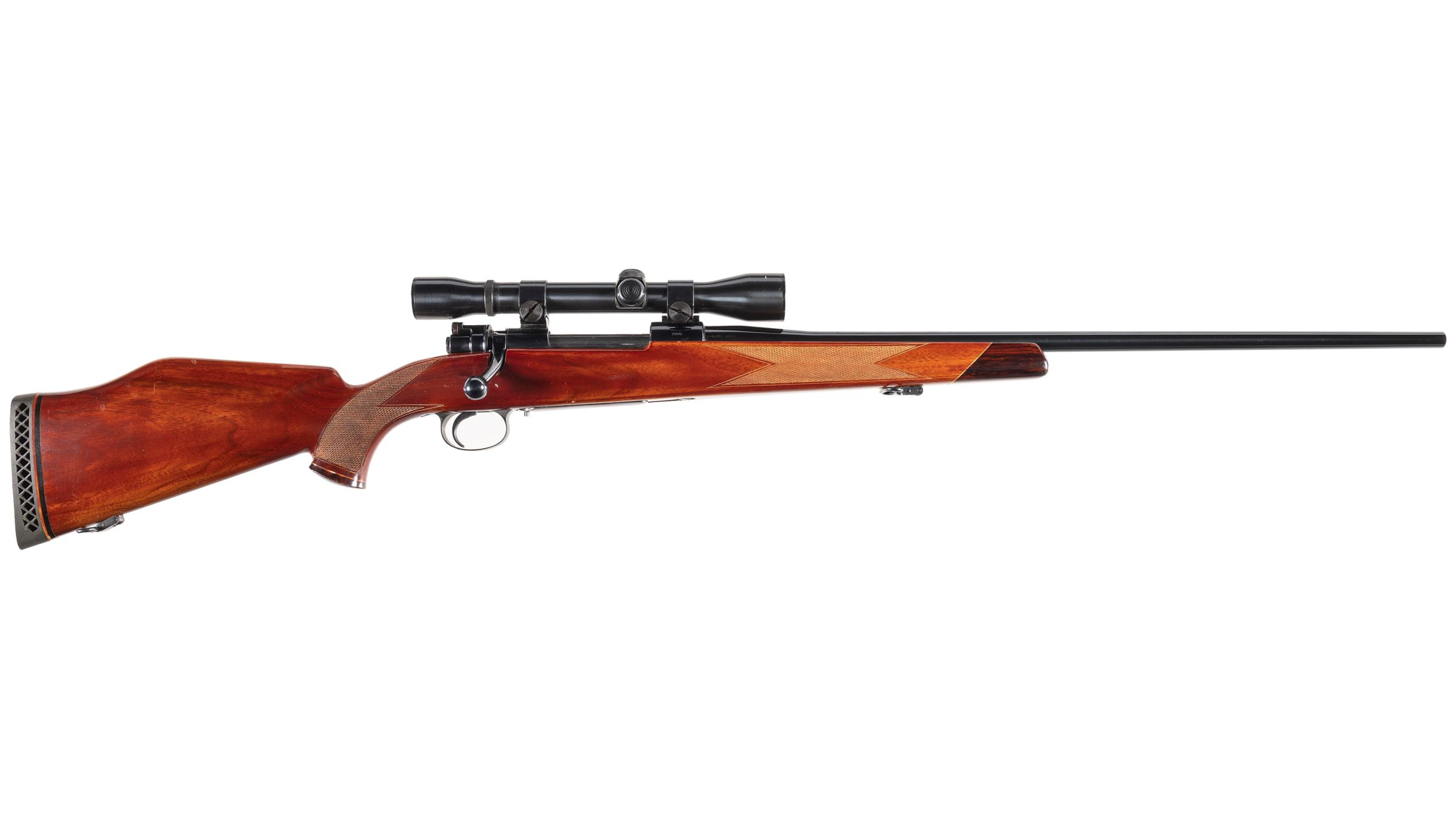 Early Weatherby Mark V Bolt Action Rifle with Scope | Rock Island Auction