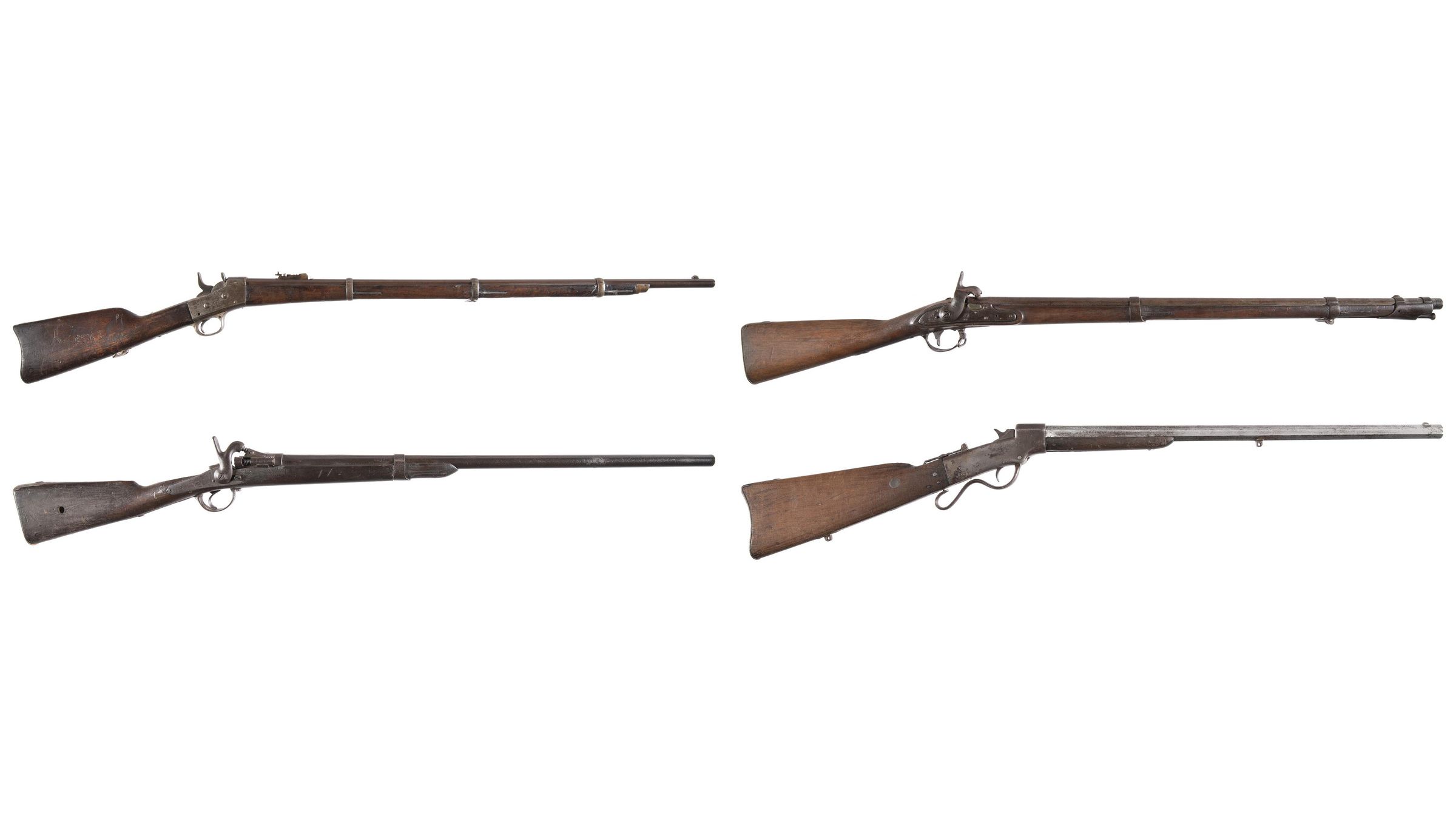 Four Antique Long Guns | Rock Island Auction