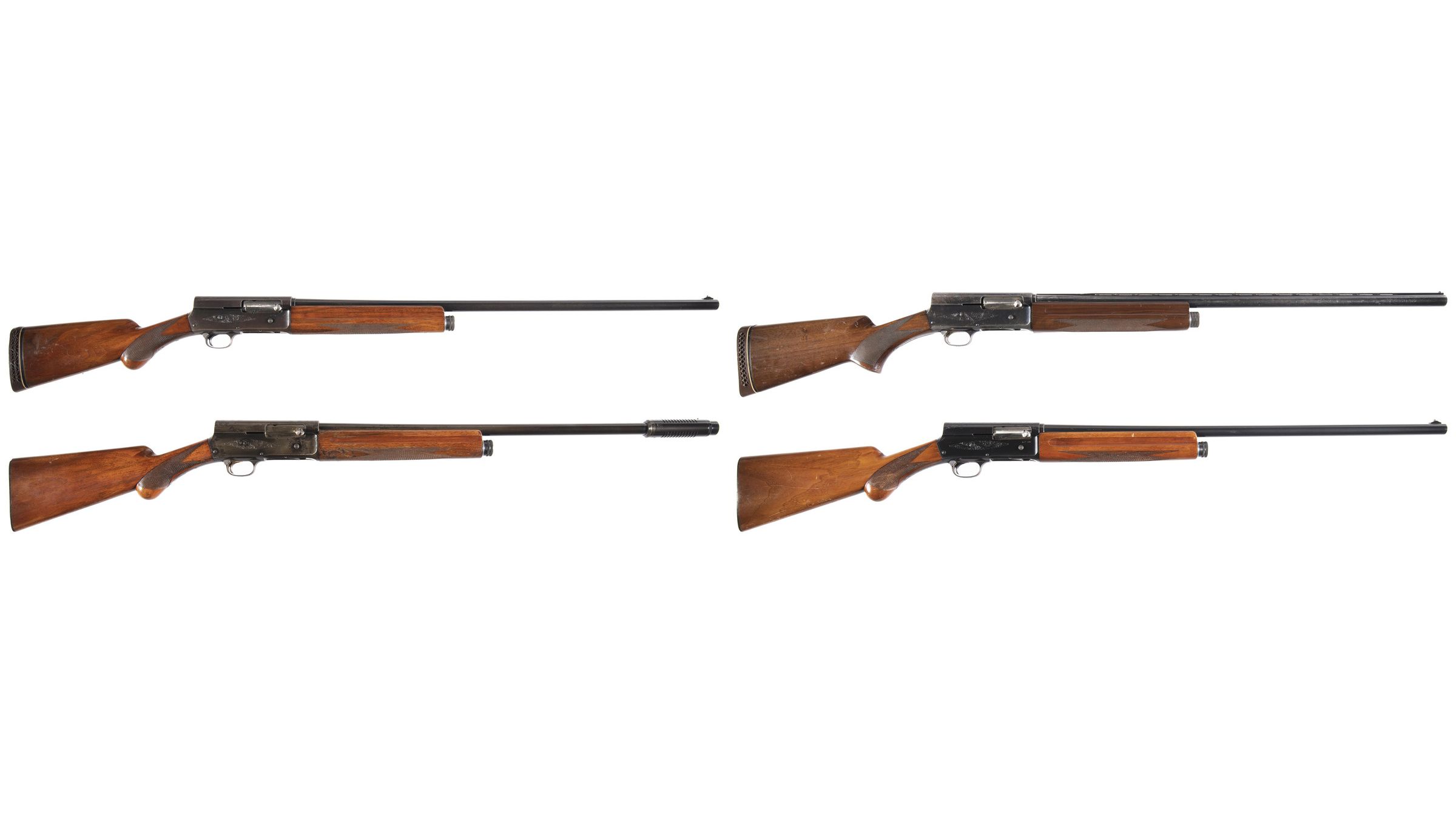 Four Browning Auto-5 Semi-Automatic Shotguns | Rock Island Auction