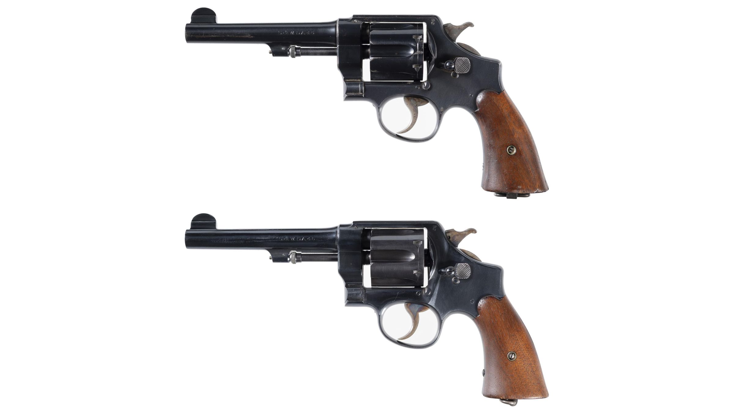 Two U.S. Smith & Wesson Model 1917 Double Action Revolvers | Rock Island Auction