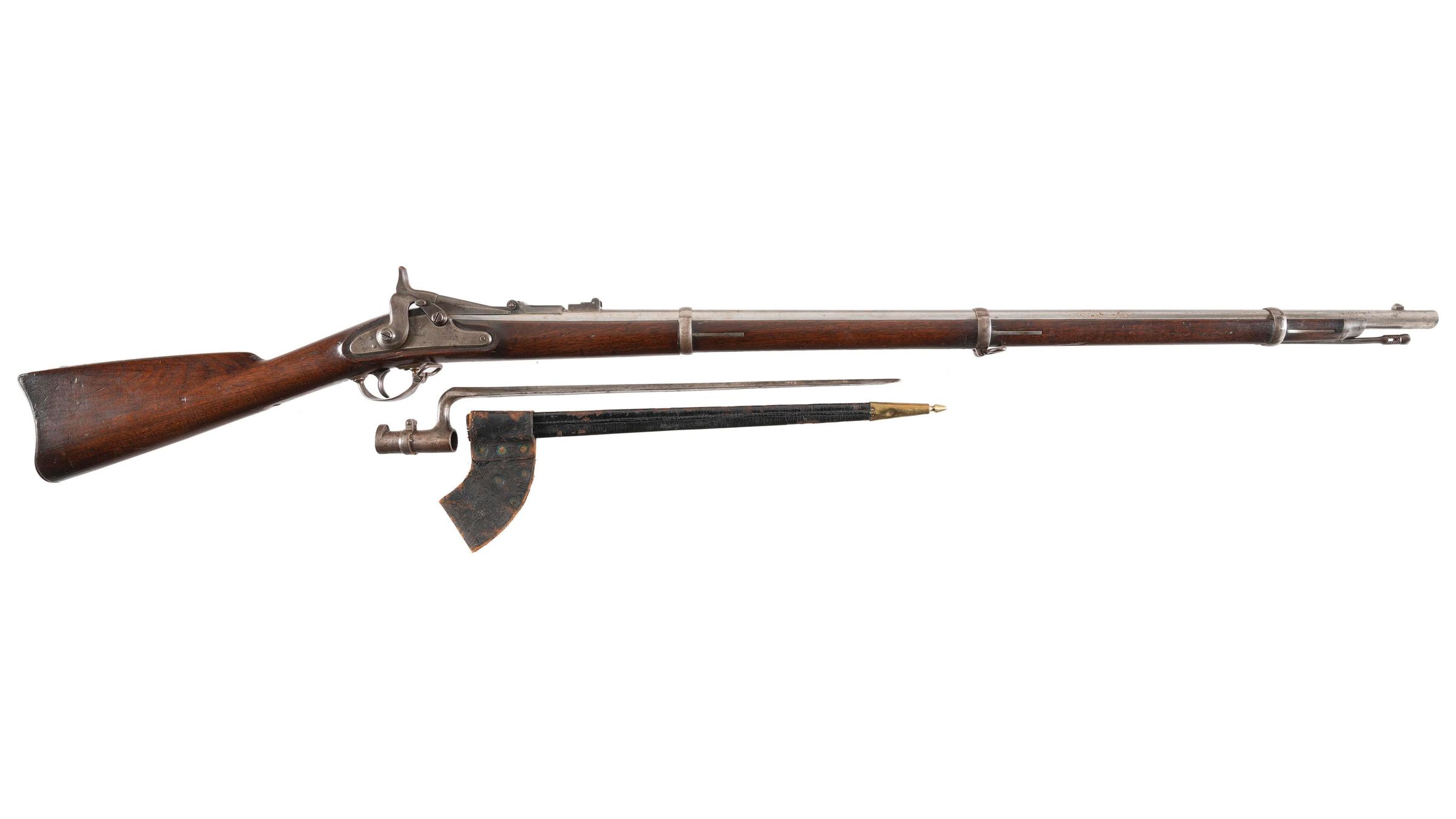Springfield 1866 Second Allin Conversion Rifle with Bayonet | Rock ...