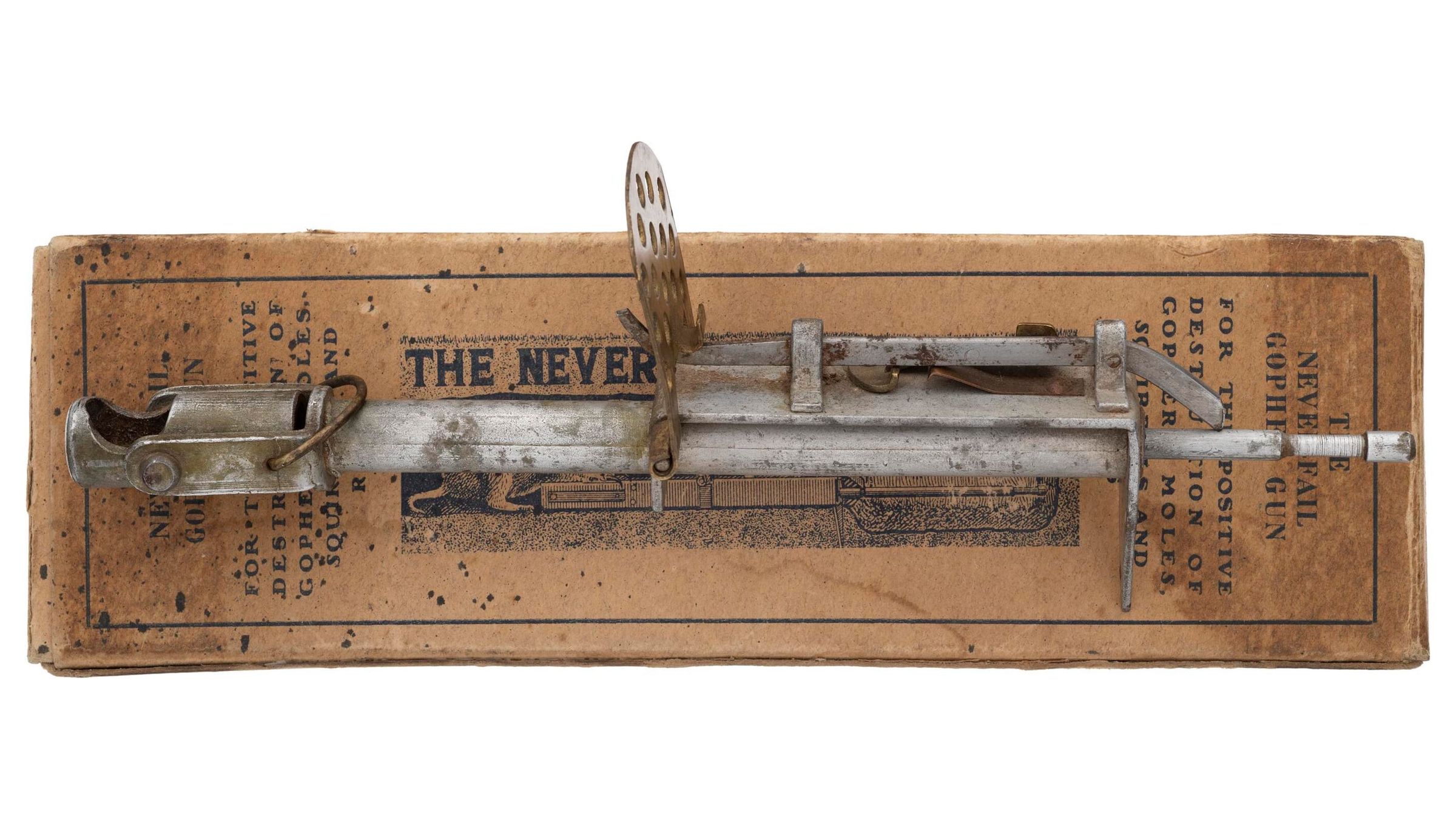 Never-Fail Gopher Gun with Box | Rock Island Auction