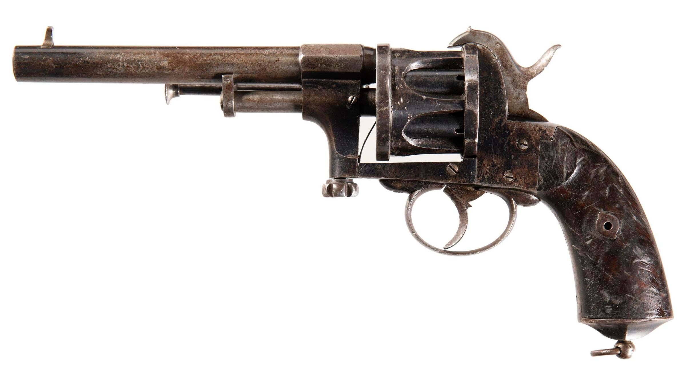 Antique P. Polain Patent Pinfire Double Action Revolver | Rock Island ...