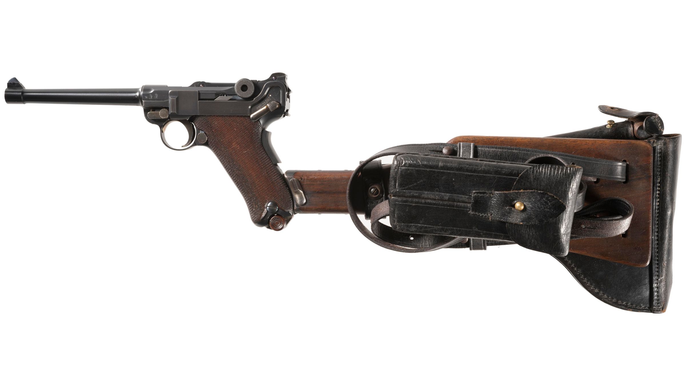 DWM Navy Style Luger Semi-Automatic Pistol with Holster | Rock Island ...