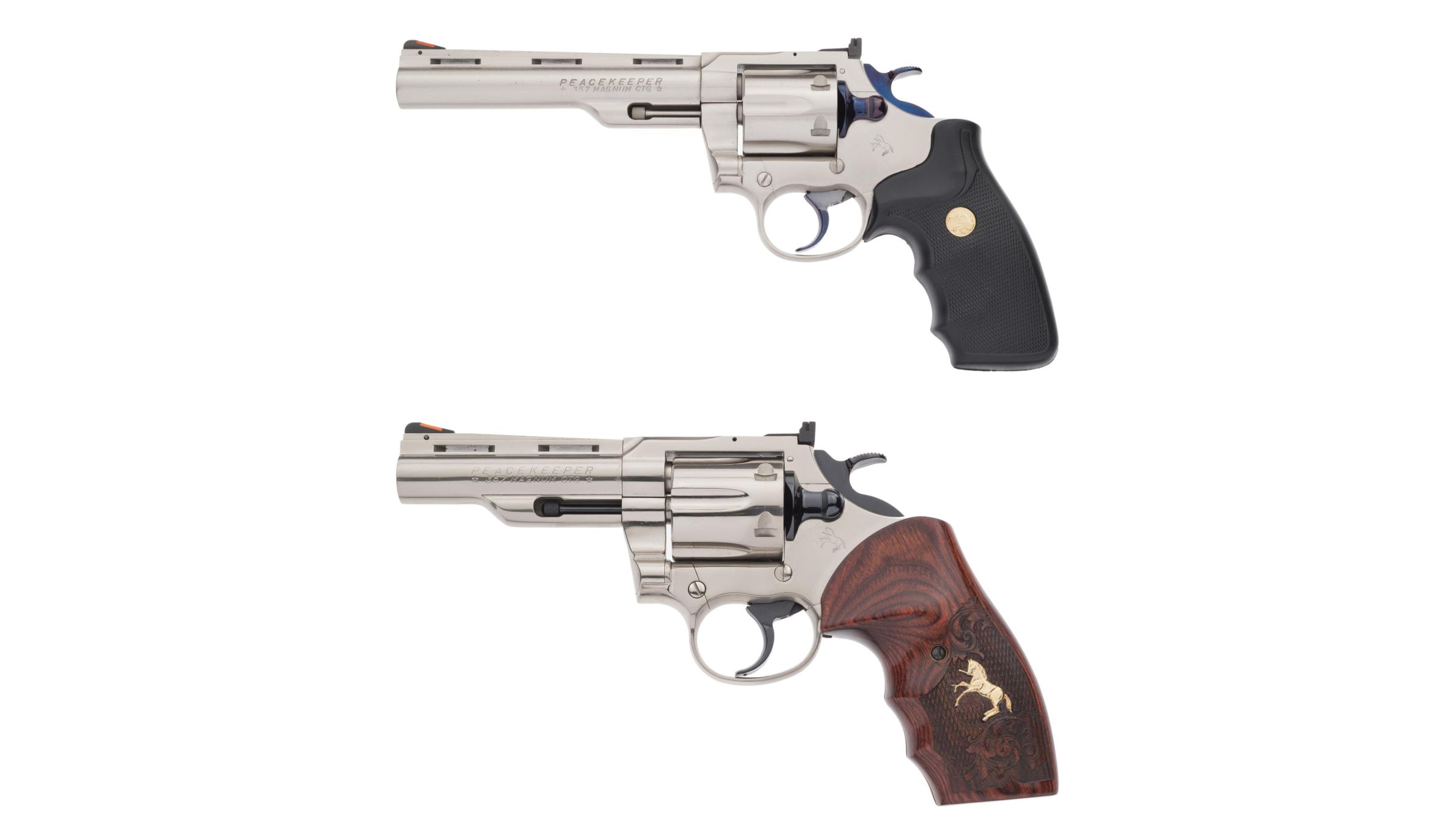 Two Colt Peacekeeper Double Action Revolvers | Rock Island Auction