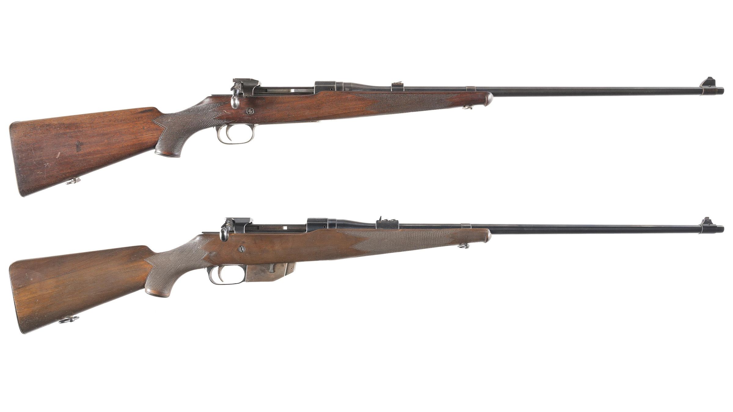 Two Canadian Ross Straight Pull Bolt Action Rifles | Rock Island Auction