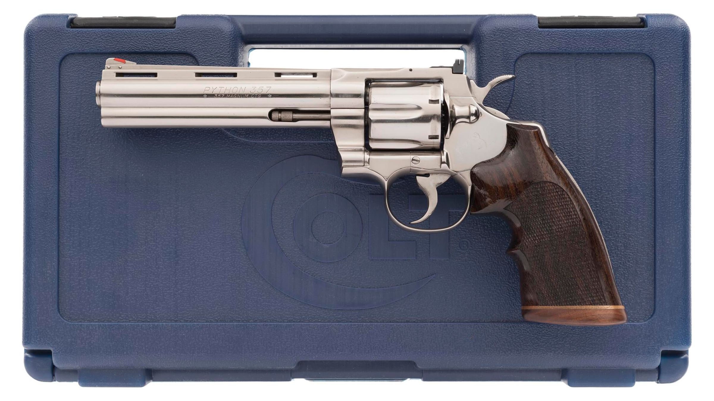 Colt Python Double Action Revolver with Case | Rock Island Auction