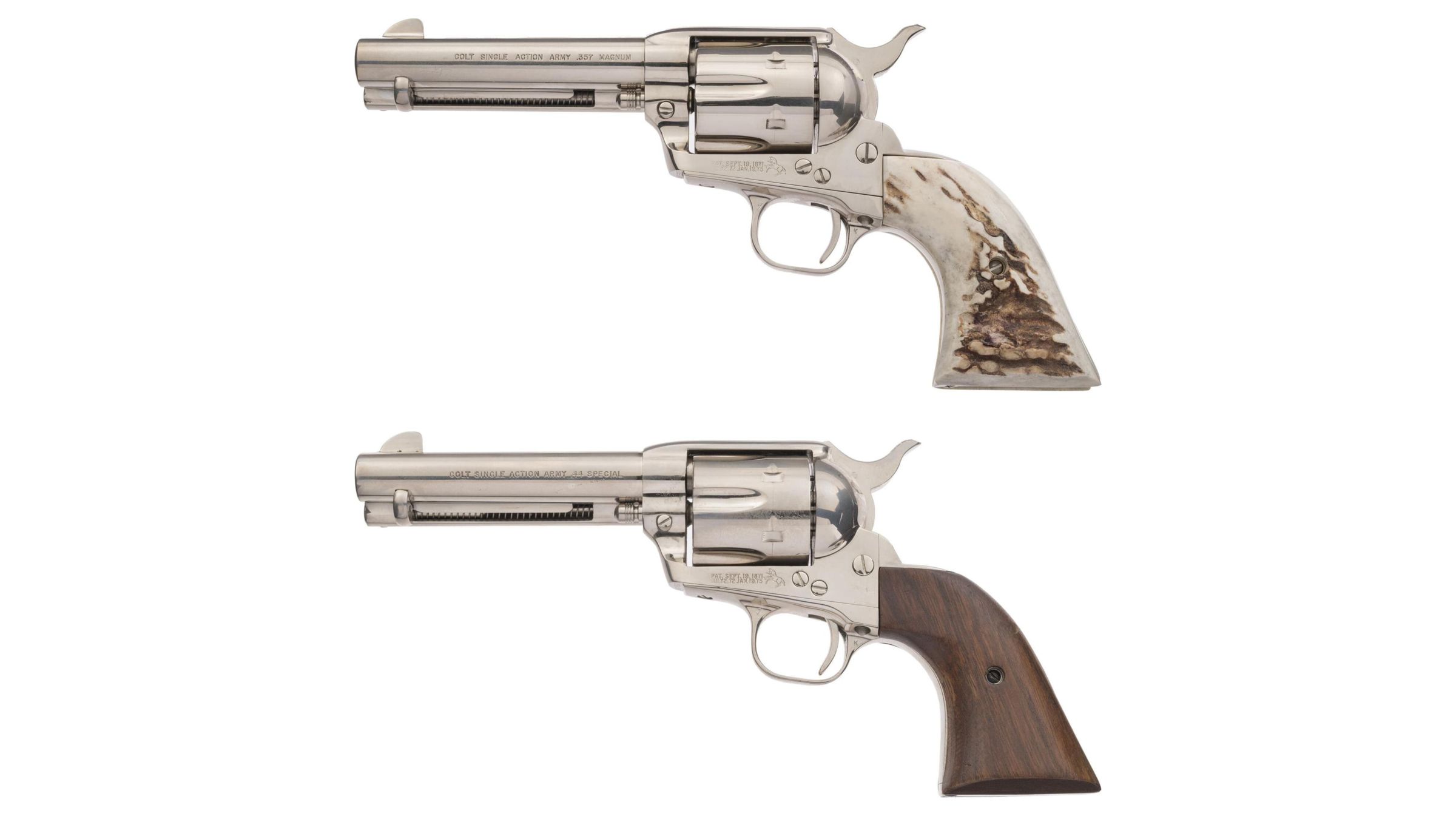 Two Colt Third Generation Single Action Army Revolvers | Rock Island Auction