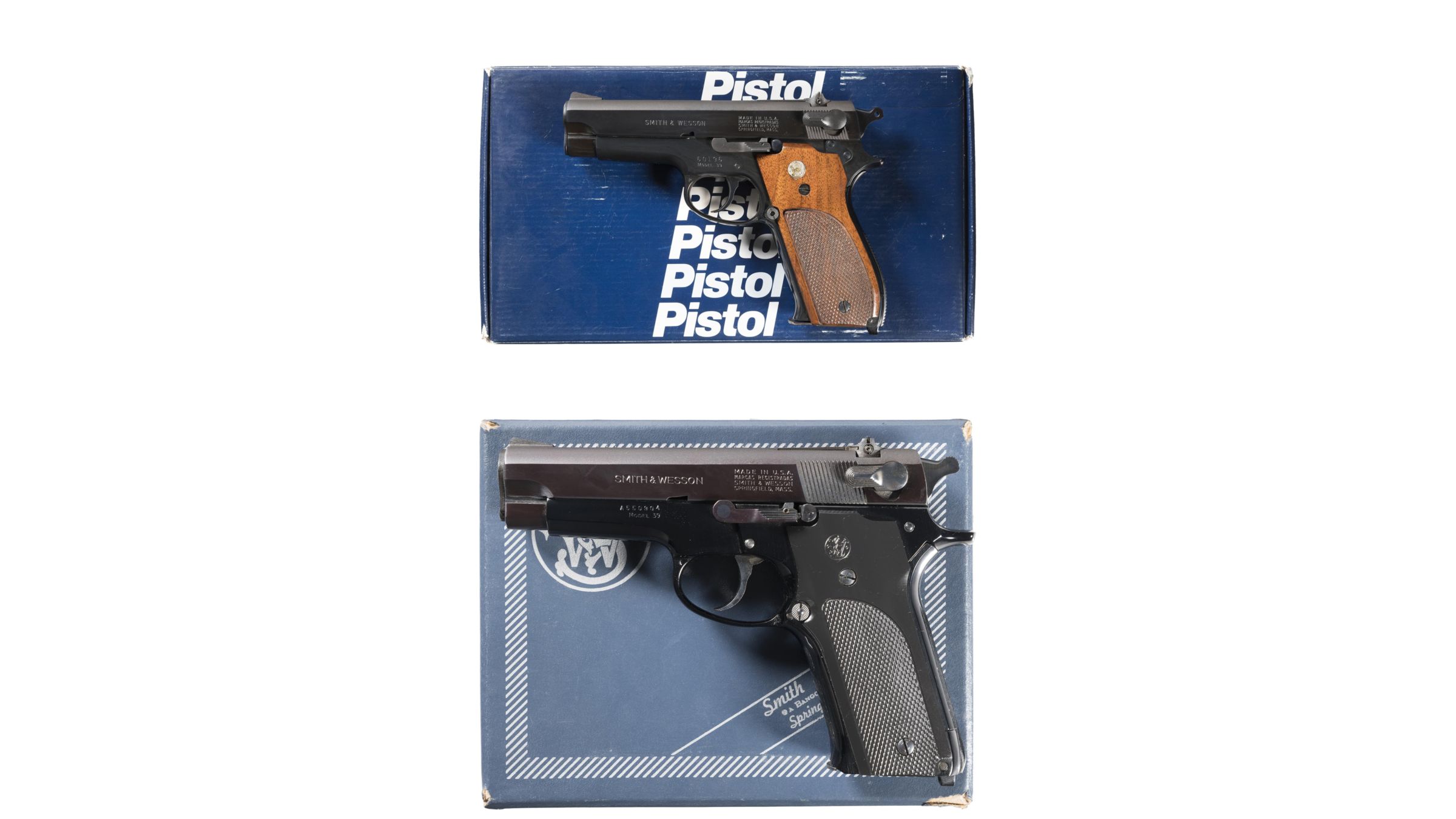 Two Smith & Wesson Semi-Automatic Pistols with Boxes | Rock Island Auction