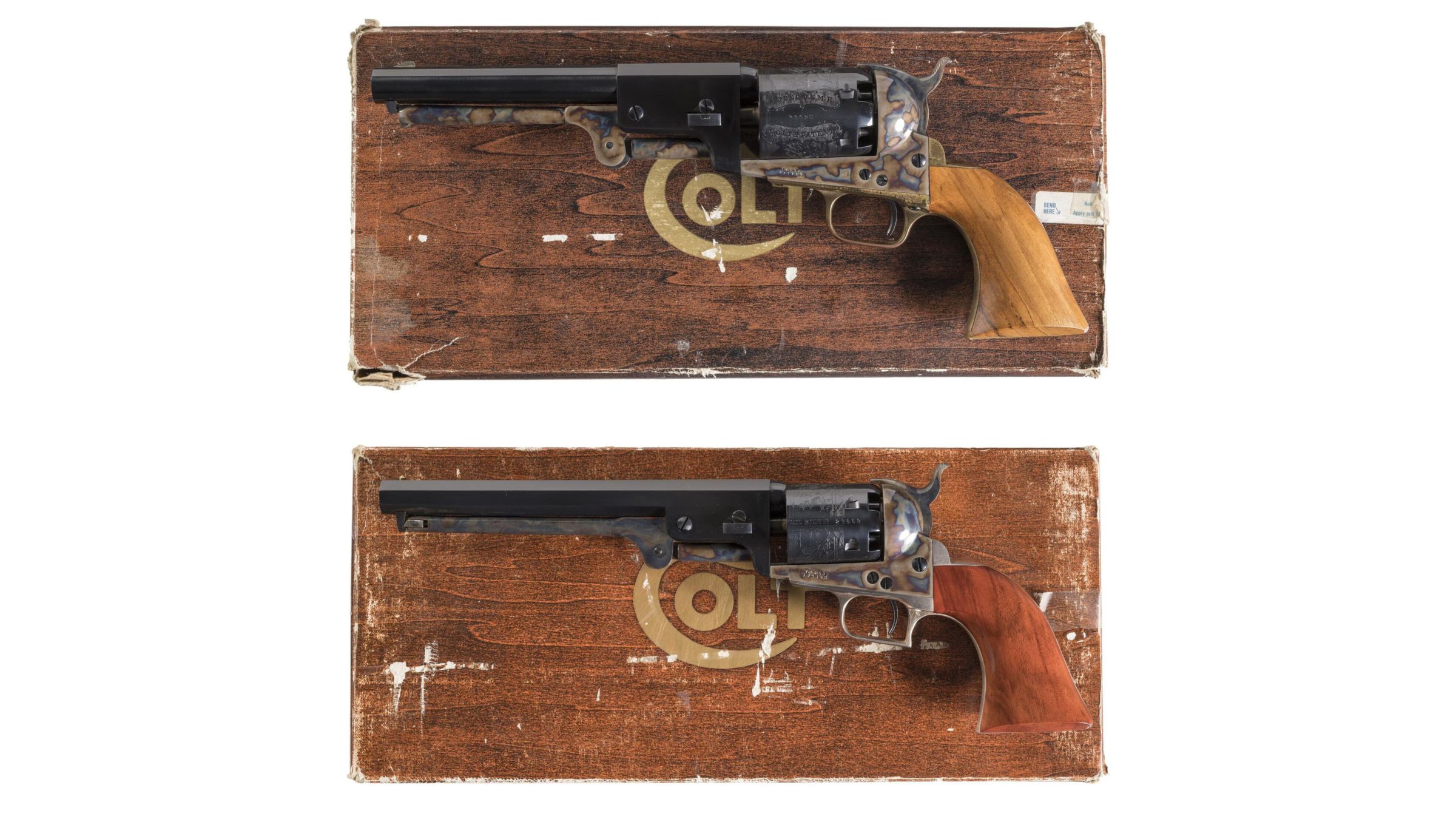 Two Colt Black Powder Series Percussion Revolvers with Boxes | Rock ...