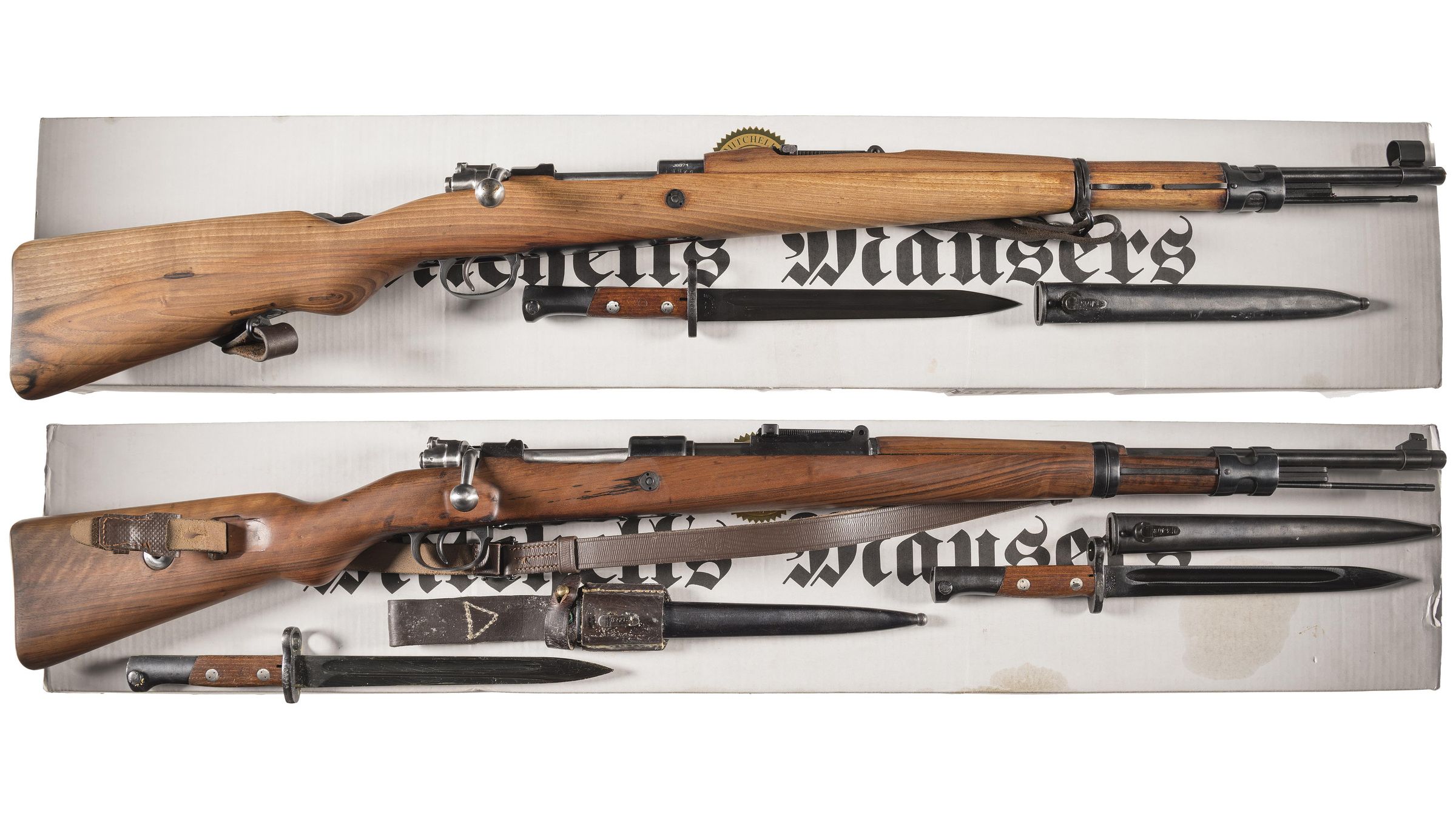Two Mitchell's Mausers Mauser Bolt Action Rifles with Boxes | Rock ...