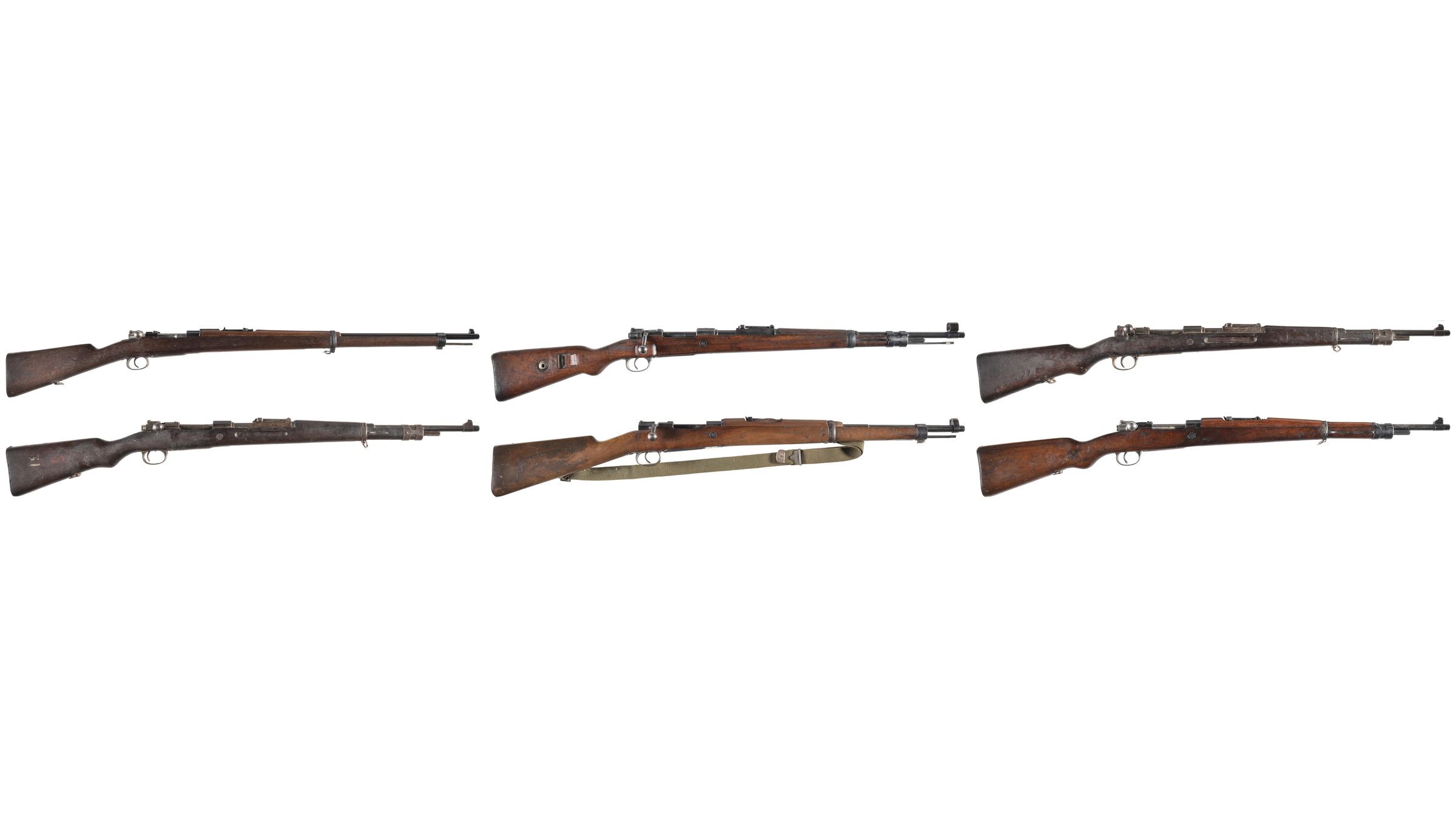 Six Military Pattern Mauser Bolt Action Rifles | Rock Island Auction