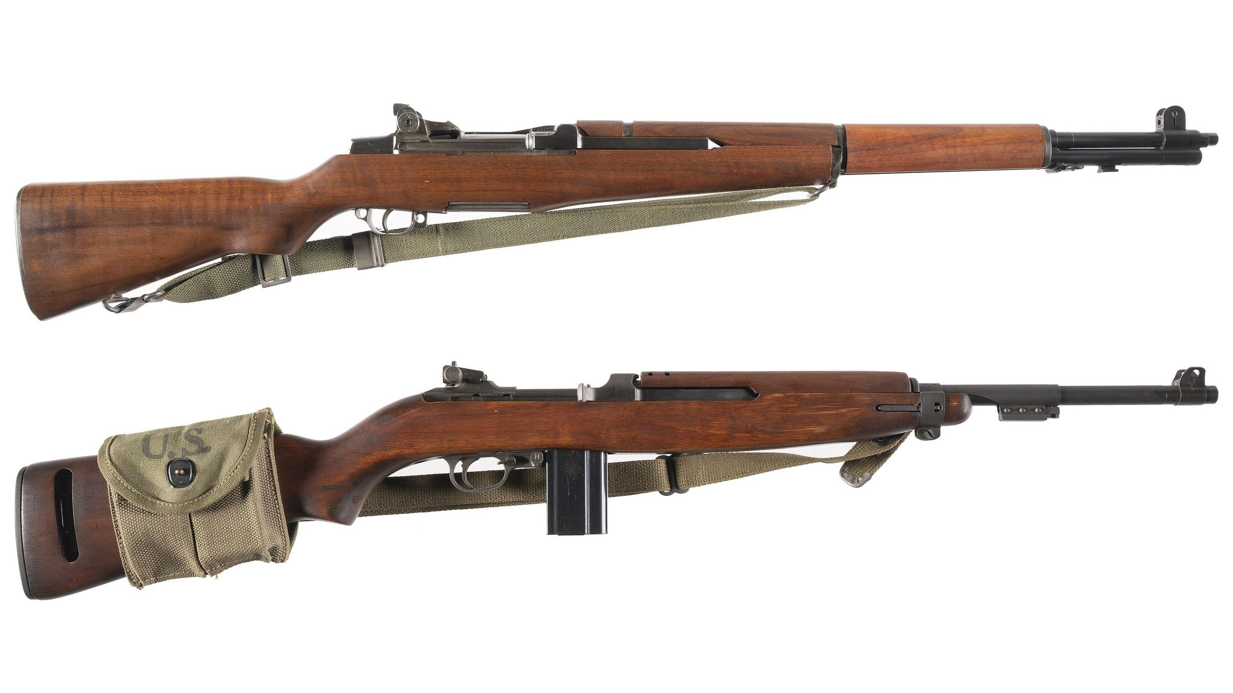 Two U.S. Military Semi-Automatic Long Guns | Rock Island Auction