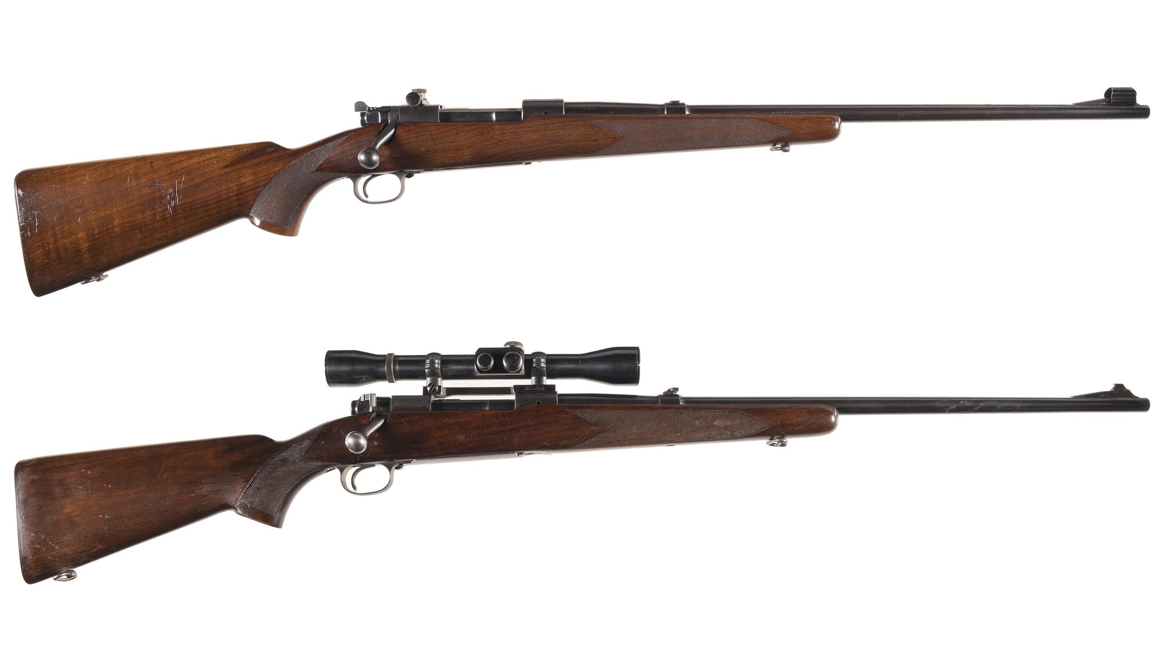 Two Pre-64 Winchester Model 70 Bolt Action Rifles | Rock Island Auction