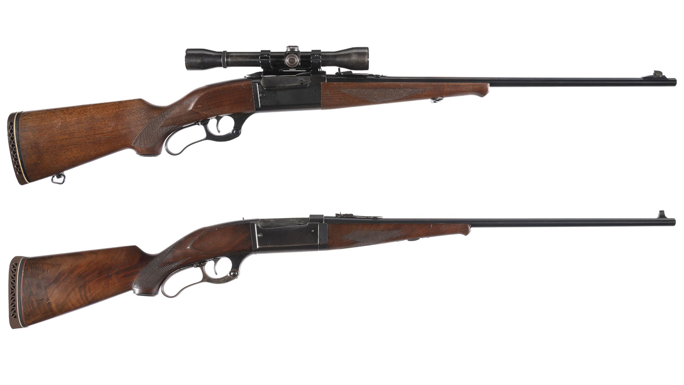 Two Savage Model 99 Lever Action Rifles | Rock Island Auction