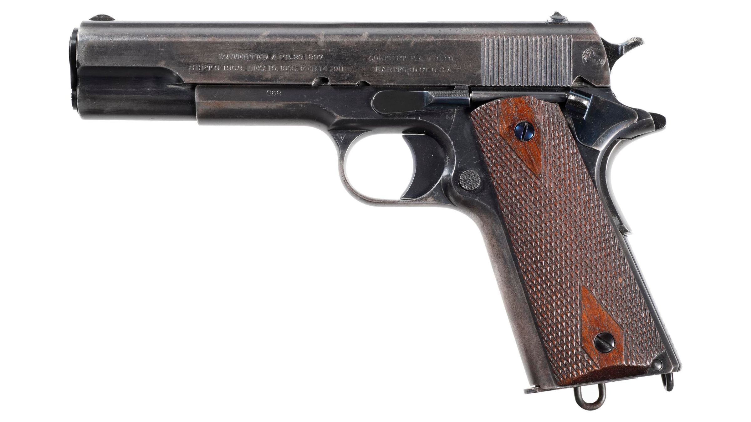 Serial Number C68 Colt Government Model Semi-Automatic Pistol | Rock ...