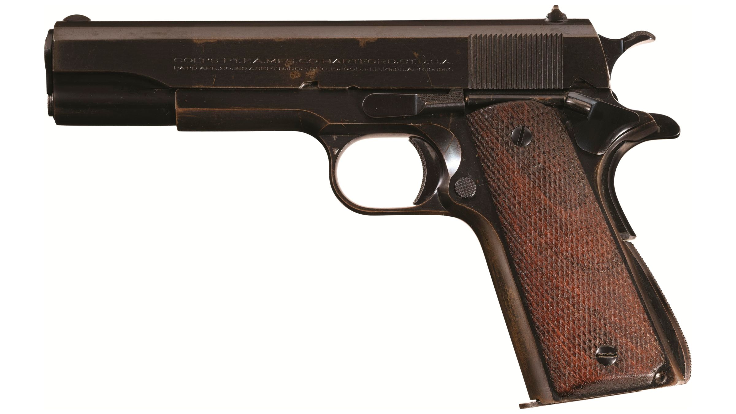 Pre-World War II Colt Super Match .38 Semi-Automatic Pistol | Rock ...