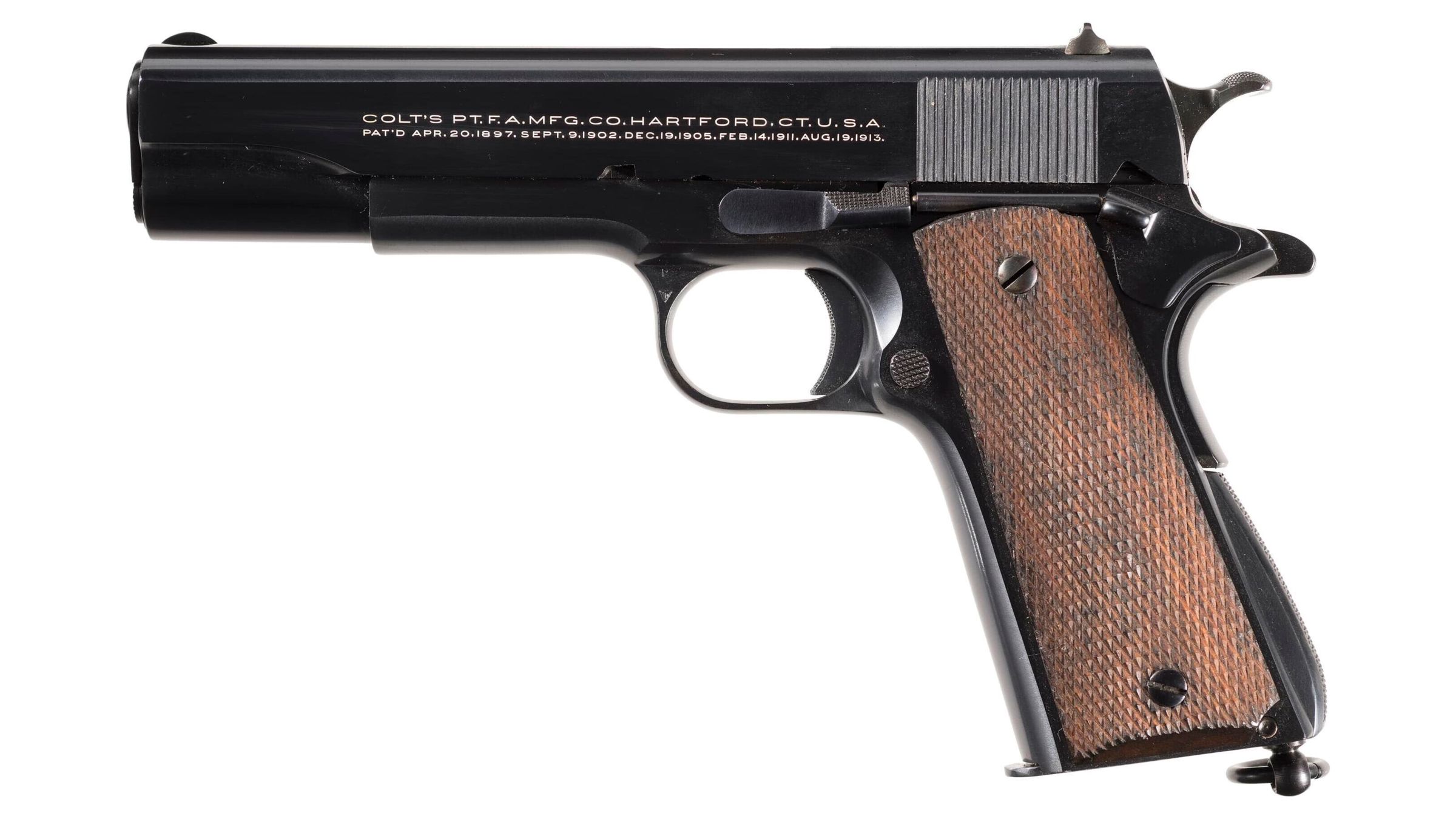Pre-World War II Colt Super Match .38 Semi-Automatic Pistol | Rock ...