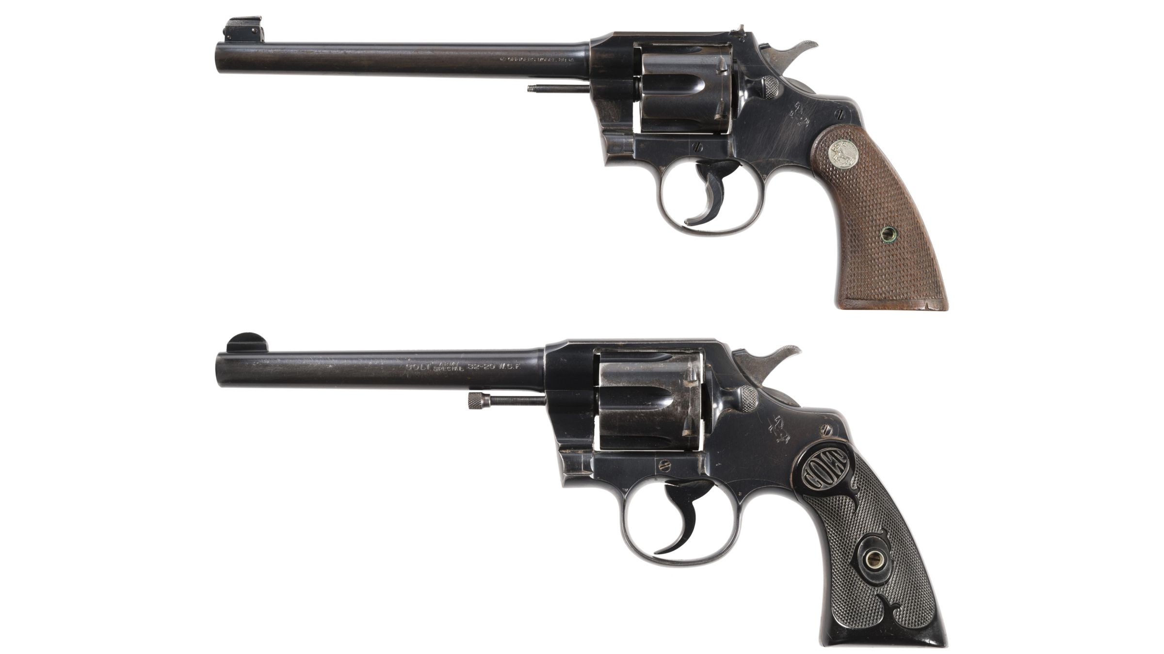 Two Colt Double Action Revolvers | Rock Island Auction