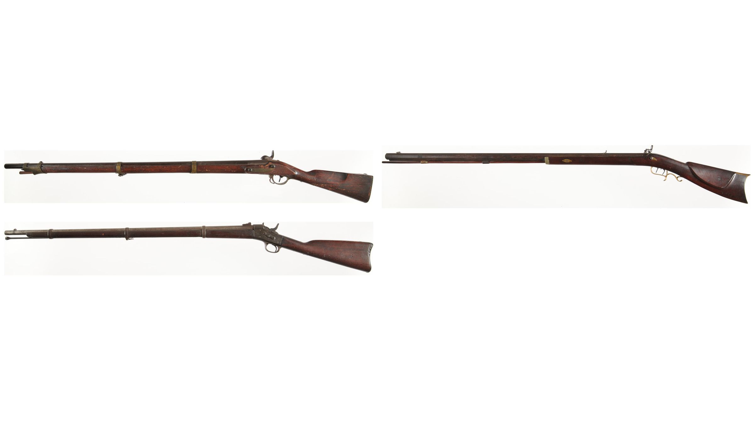 Three Antique Military Long Guns | Rock Island Auction