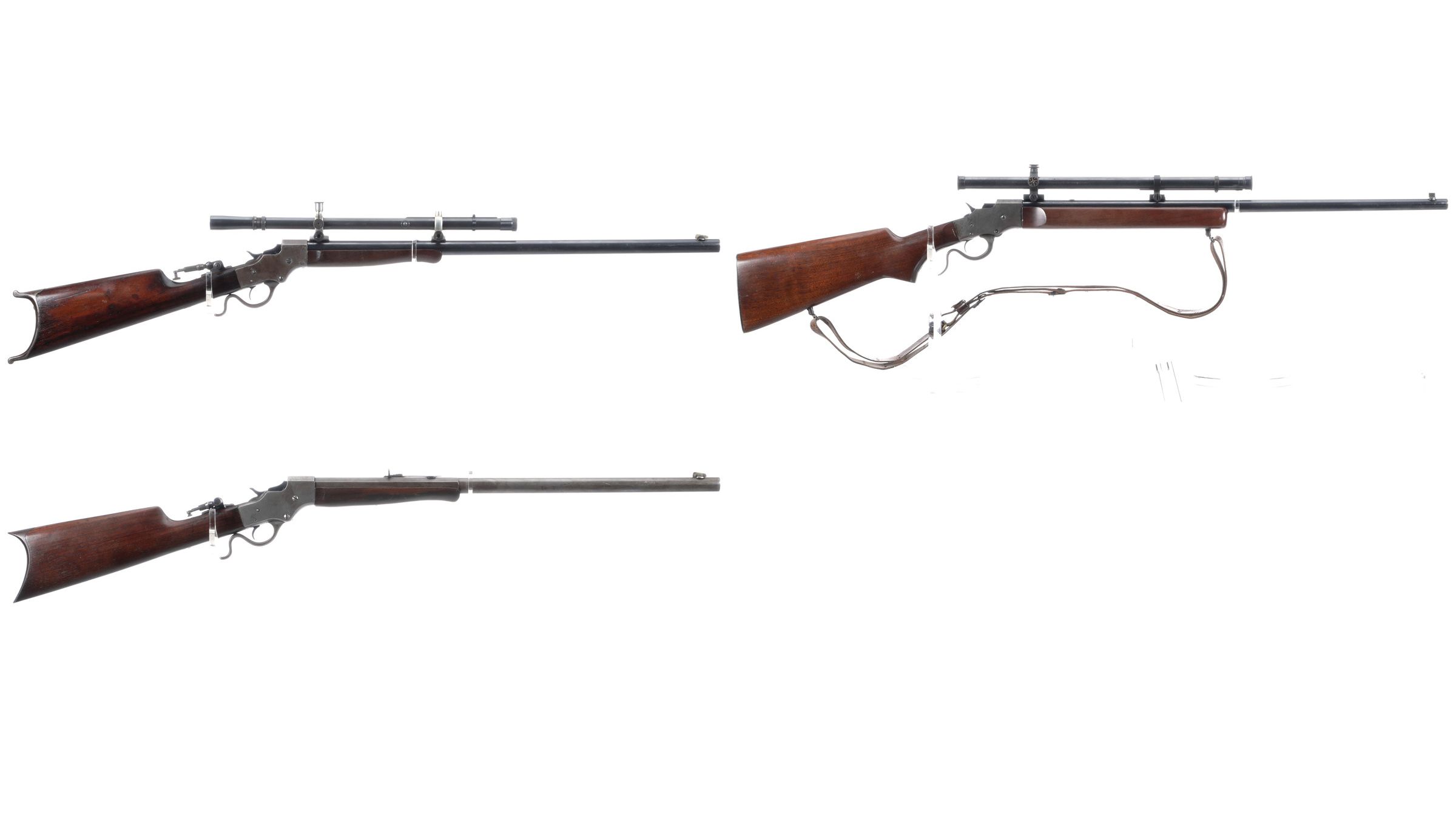 Three Stevens Single Shot Rifles | Rock Island Auction
