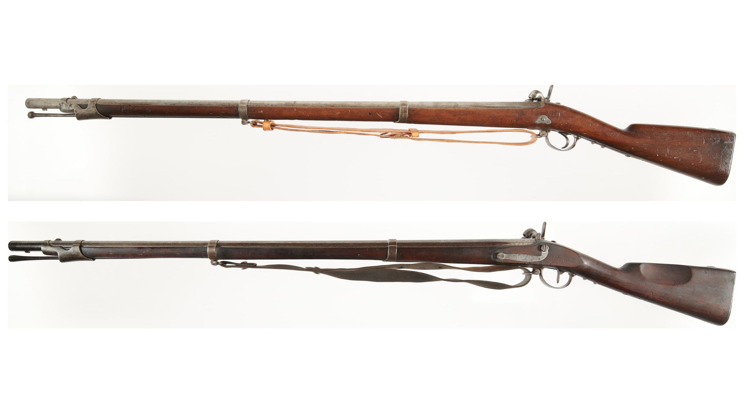 Two French Military Percussion Muskets | Rock Island Auction