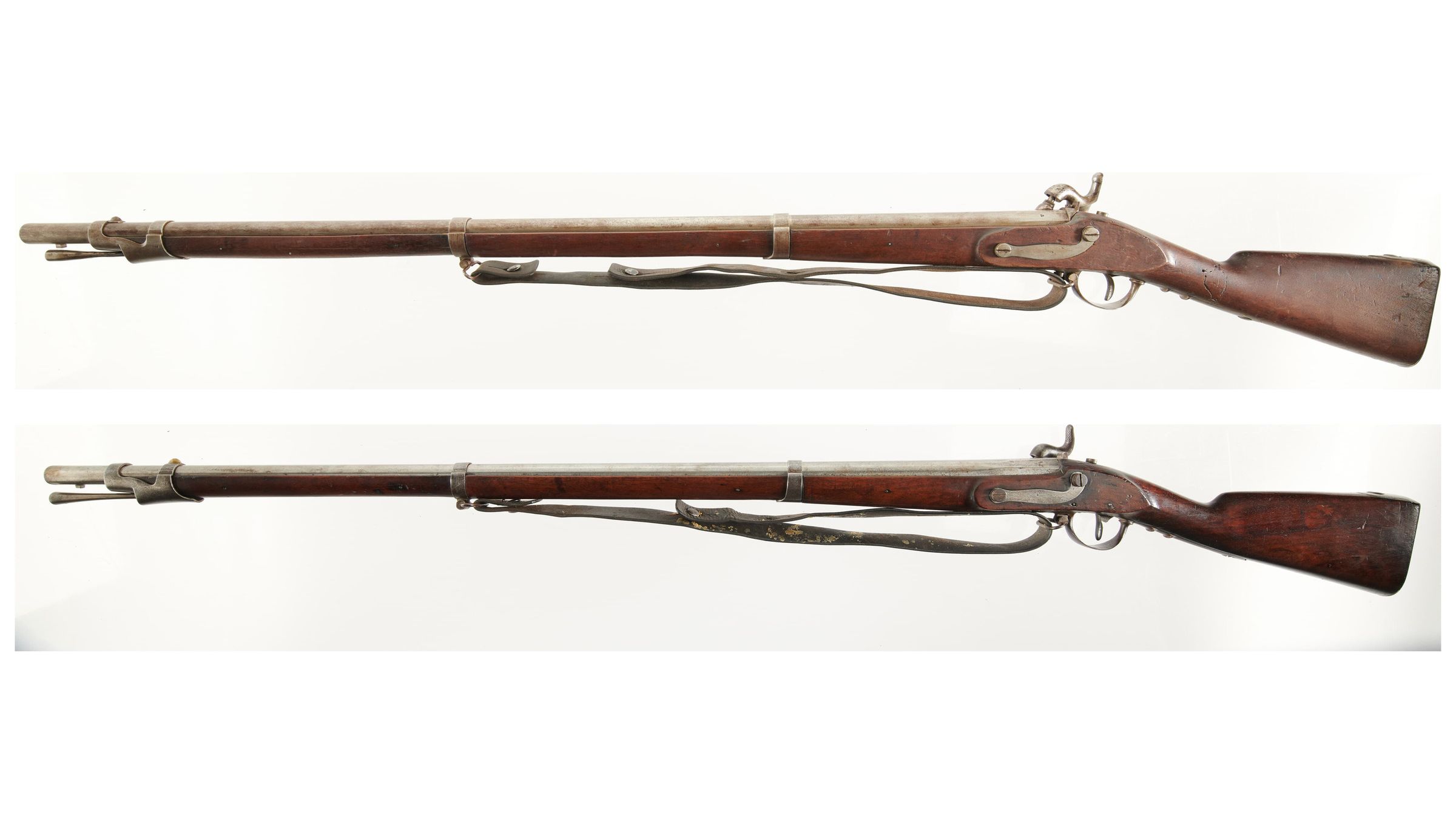 Two Civil War Era Belgian Percussion Rifled Muskets | Rock Island Auction