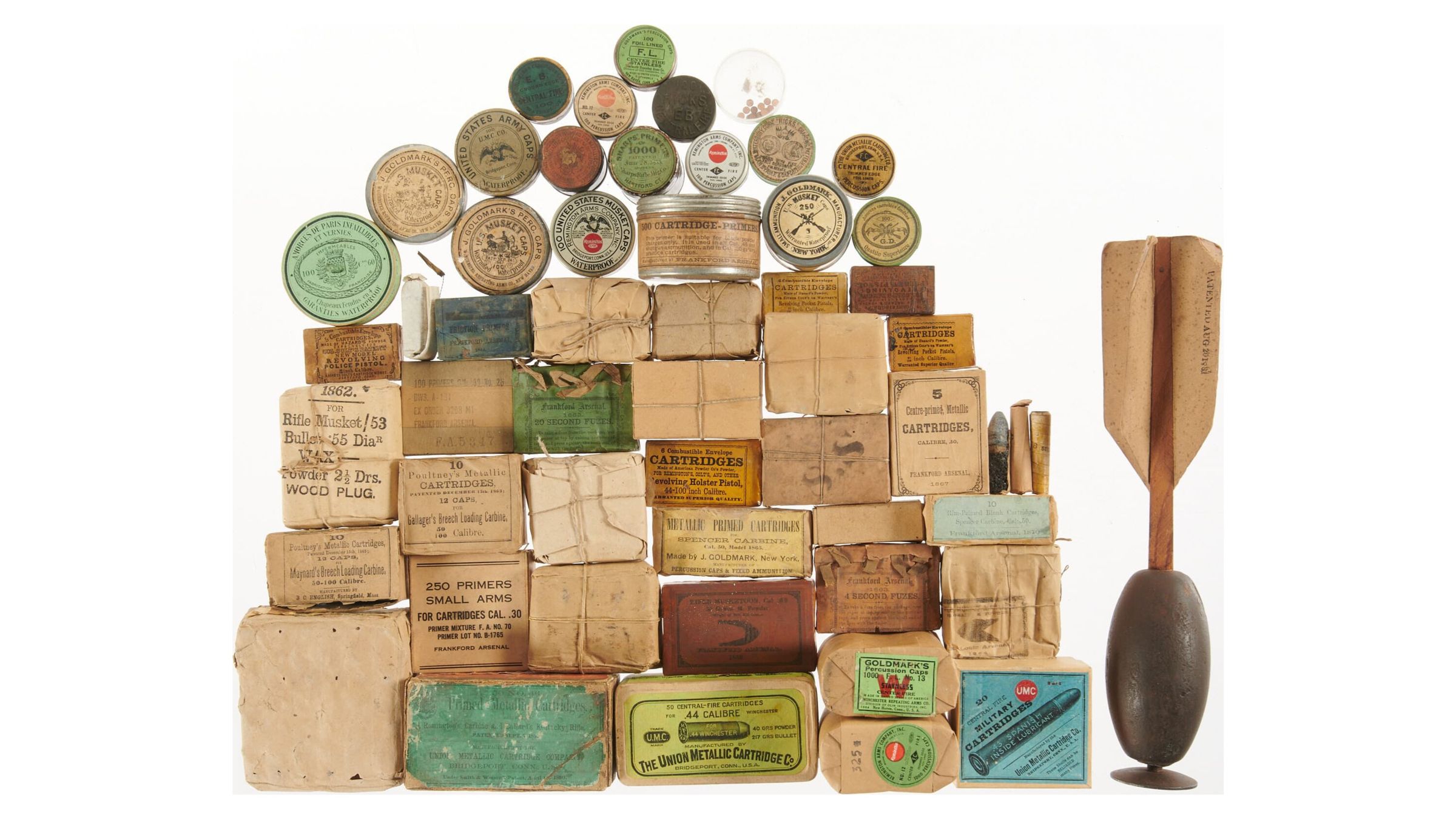 Vintage Ammunition, Civil War Ketchum Grenade, and More | Rock Island ...