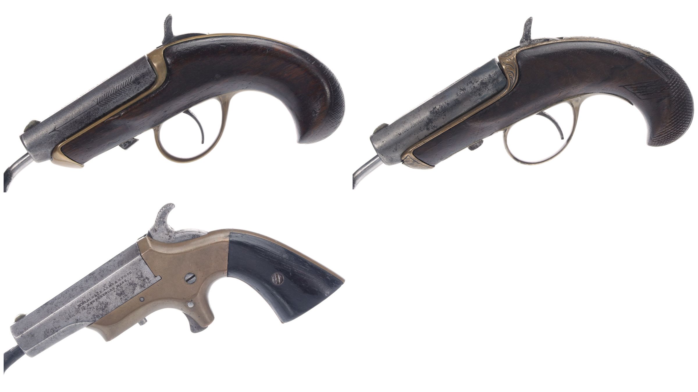 Three Antique American Derringers | Rock Island Auction