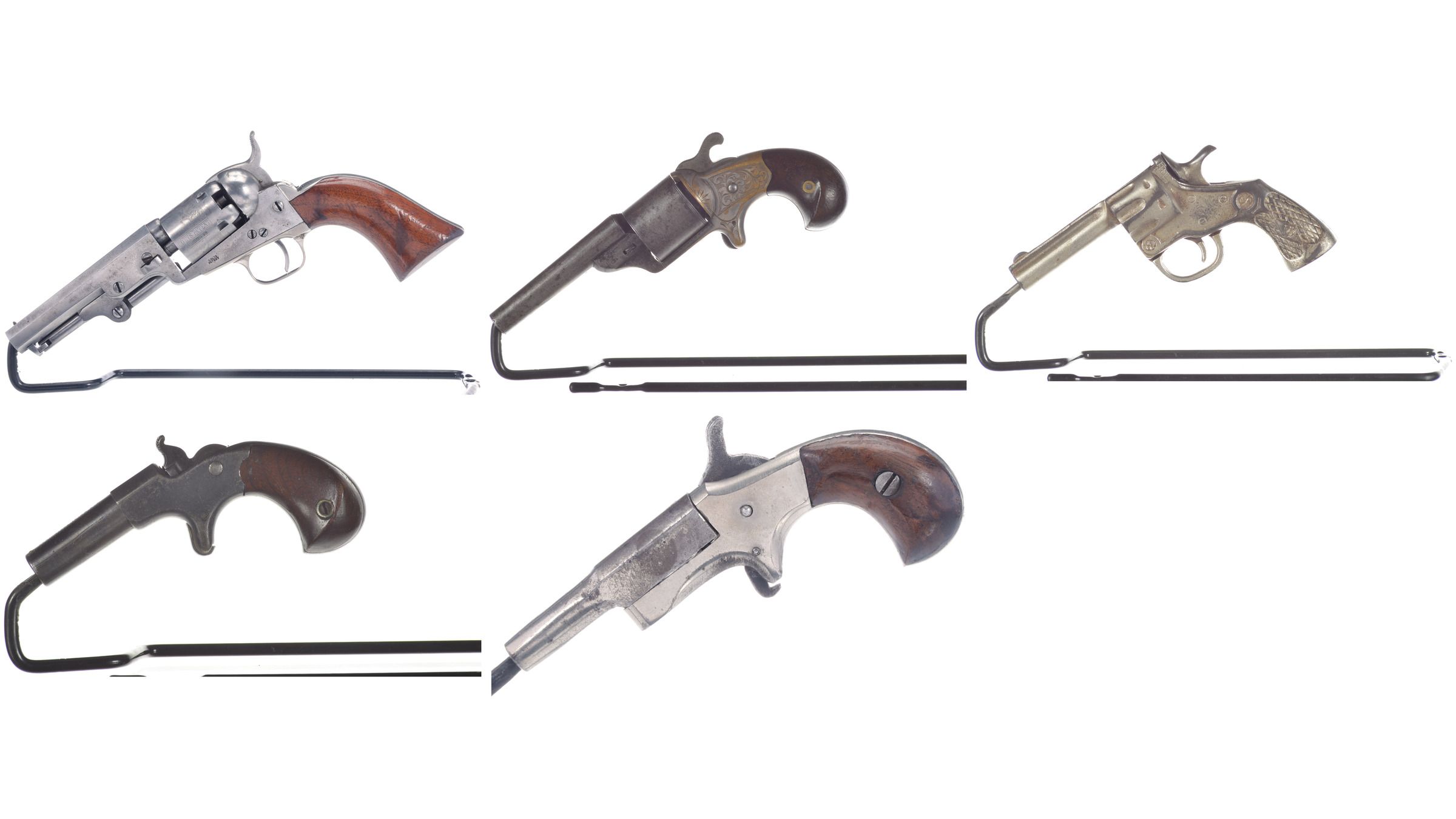 Five Antique Hang Guns | Rock Island Auction