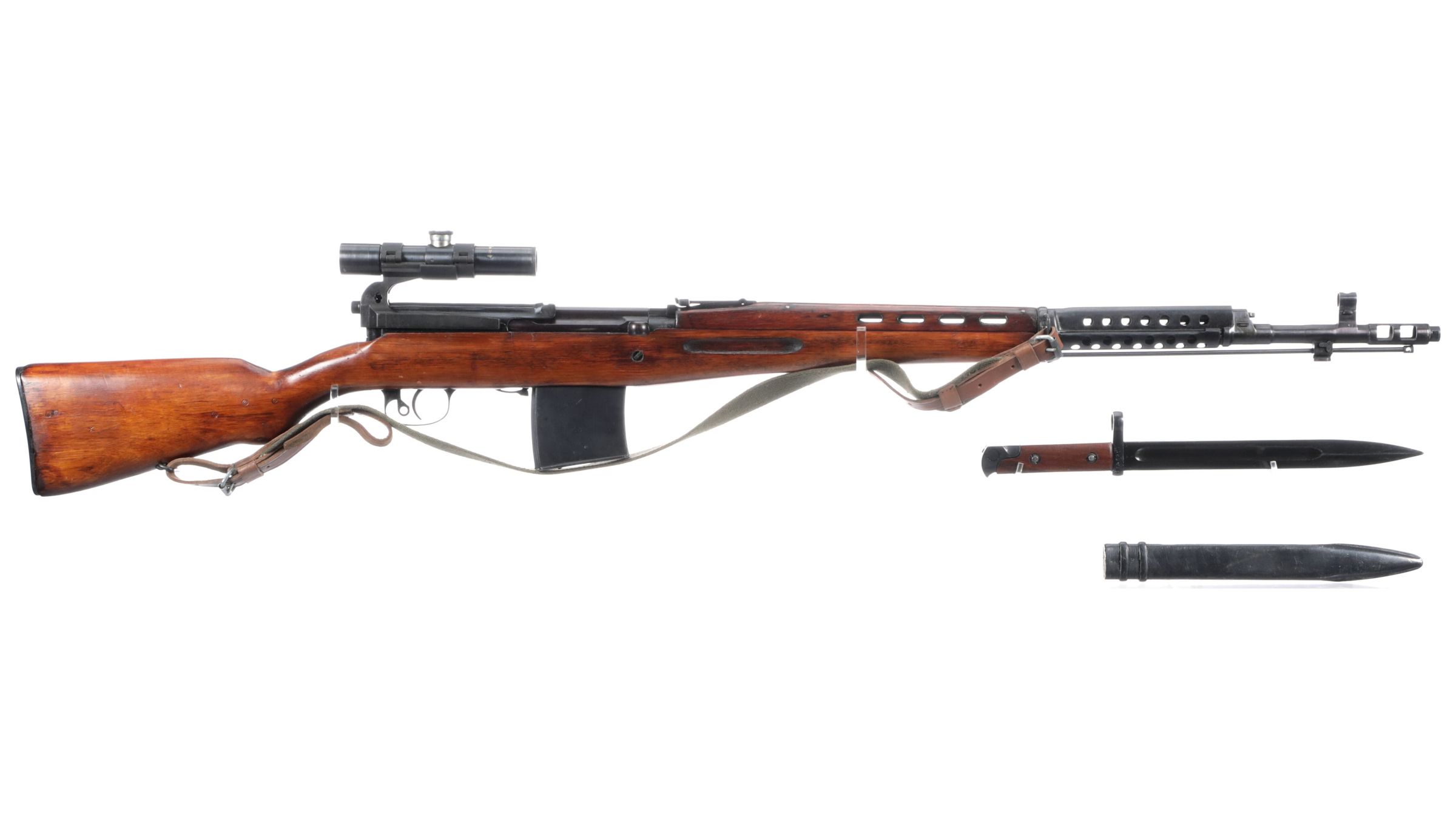 Soviet Tokarev SVT-40 Semi-Automatic Rifle with Scope | Rock Island Auction