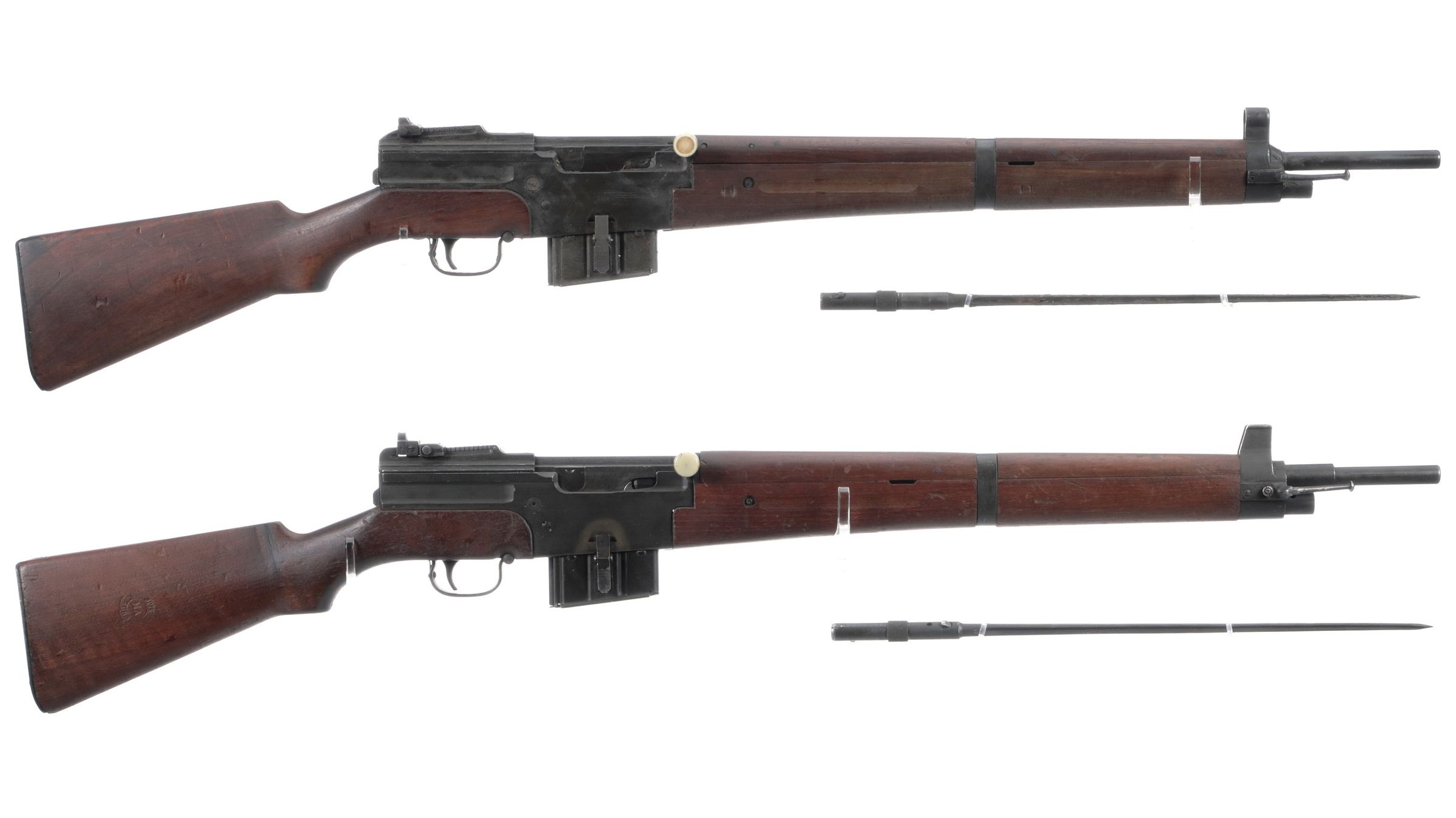 Two MAS Semi-Automatic Rifles with Bayonets | Rock Island Auction