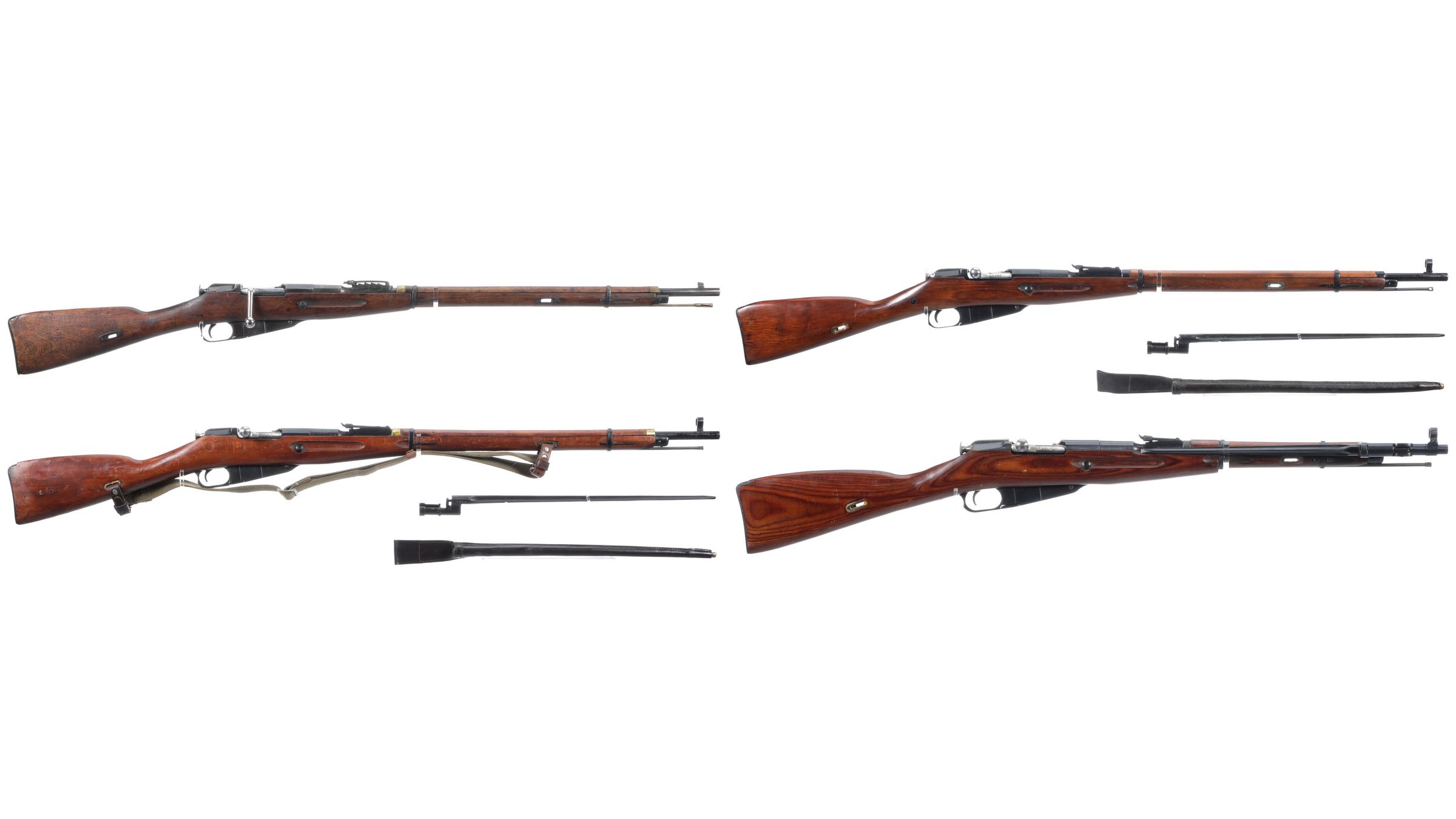 Four Mosin Nagant Bolt Action Long Guns | Rock Island Auction