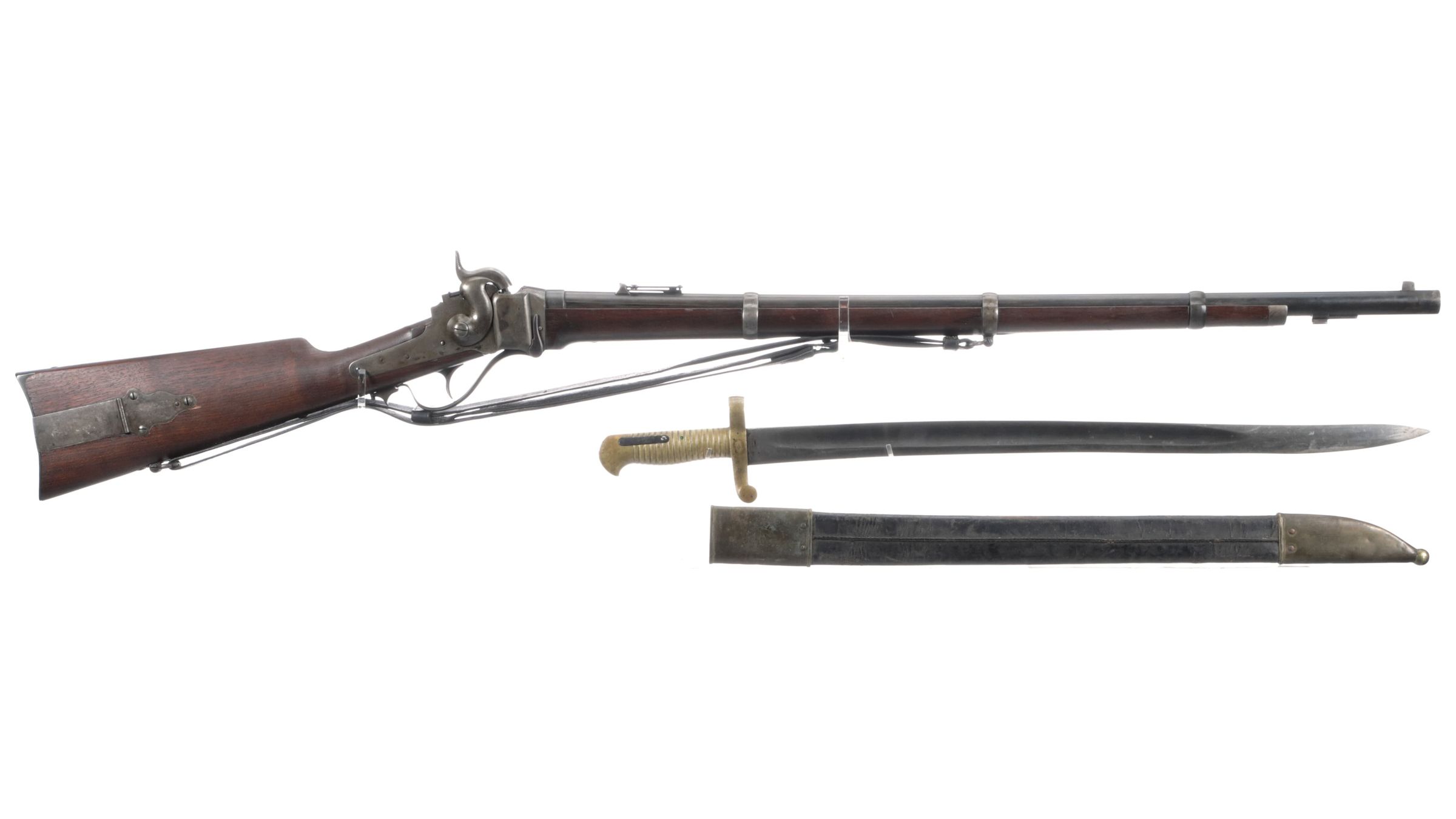 Civil War U.S. Navy Sharps .56 Caliber New Model 1859 Rifle | Rock ...
