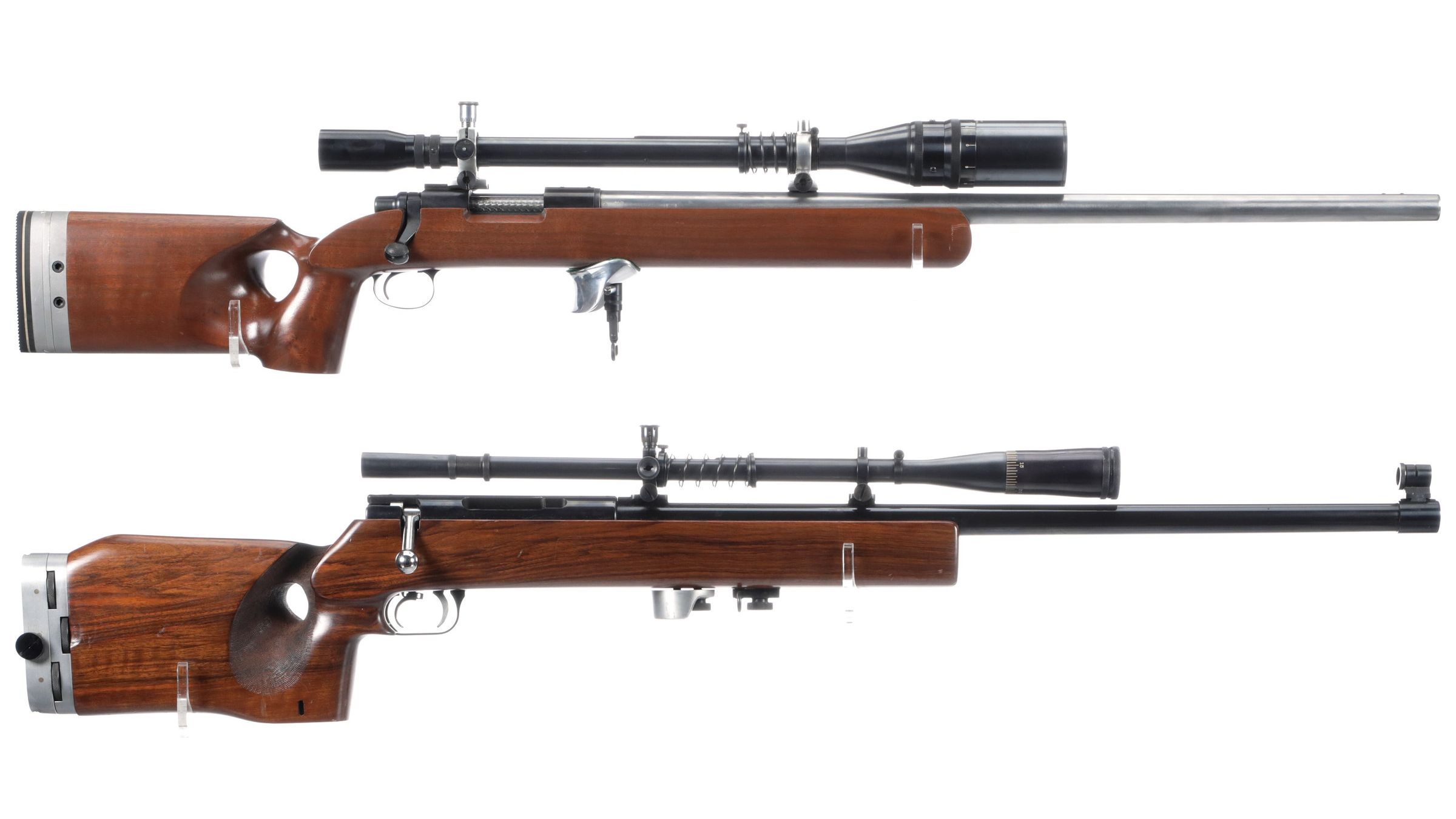Two Scoped Bolt Action Target Rifles | Rock Island Auction