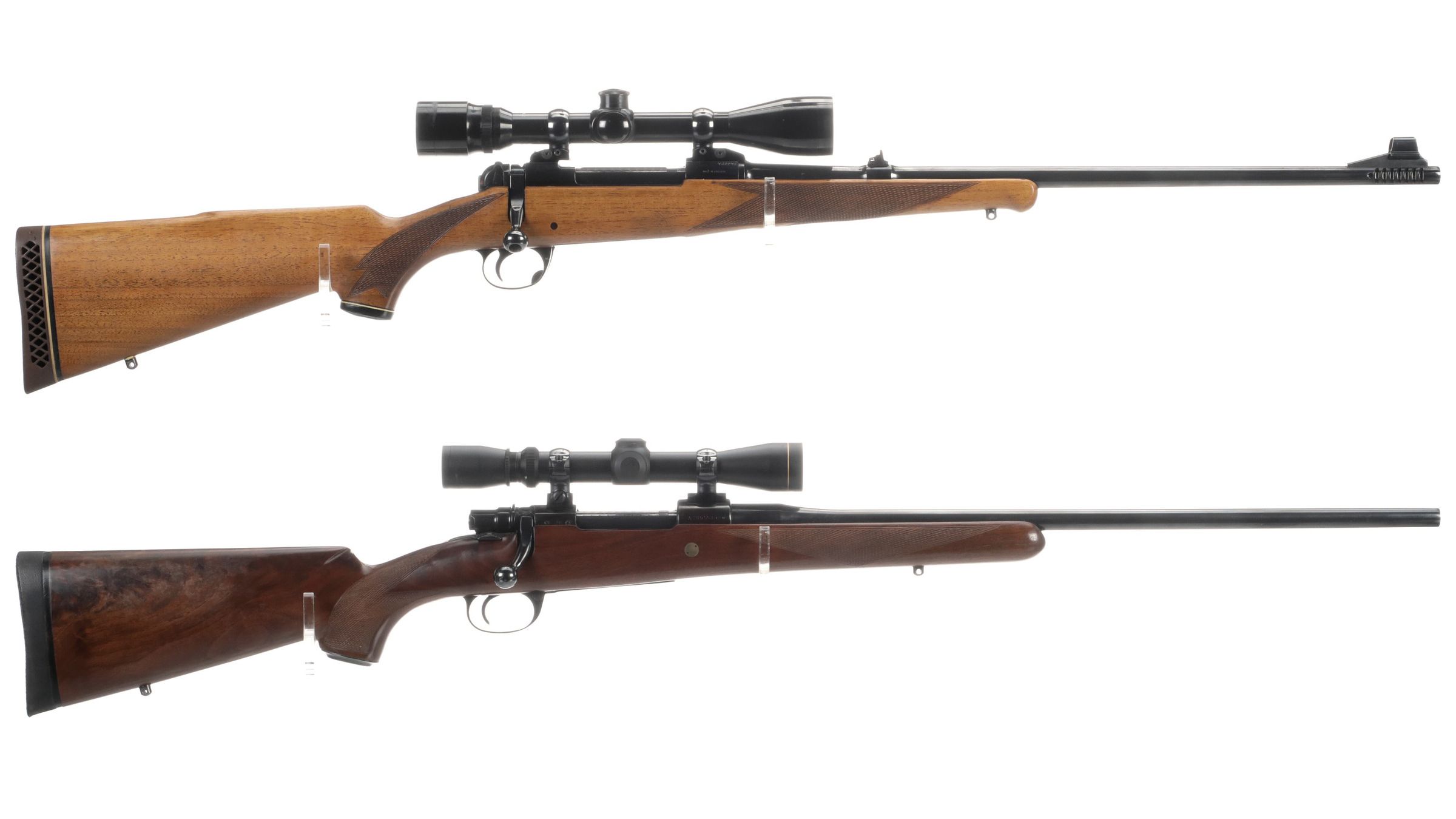 Two Bolt Action Sporting Rifles with Scopes | Rock Island Auction