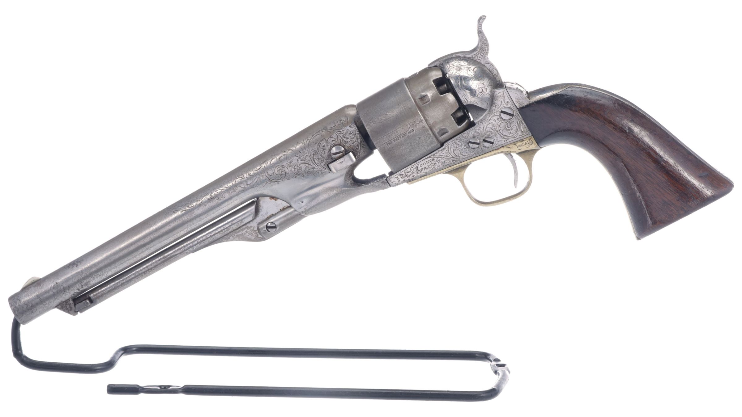 Engraved Colt Model 1860 Army Percussion Revolver | Rock Island Auction